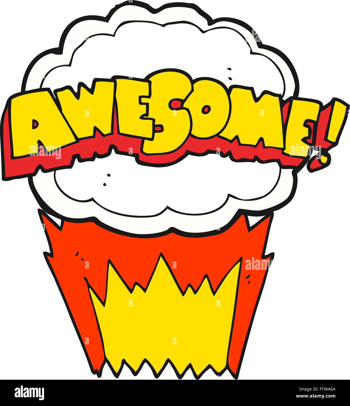 awesome freehand drawn cartoon Stock Vector Image & Art - Alamy