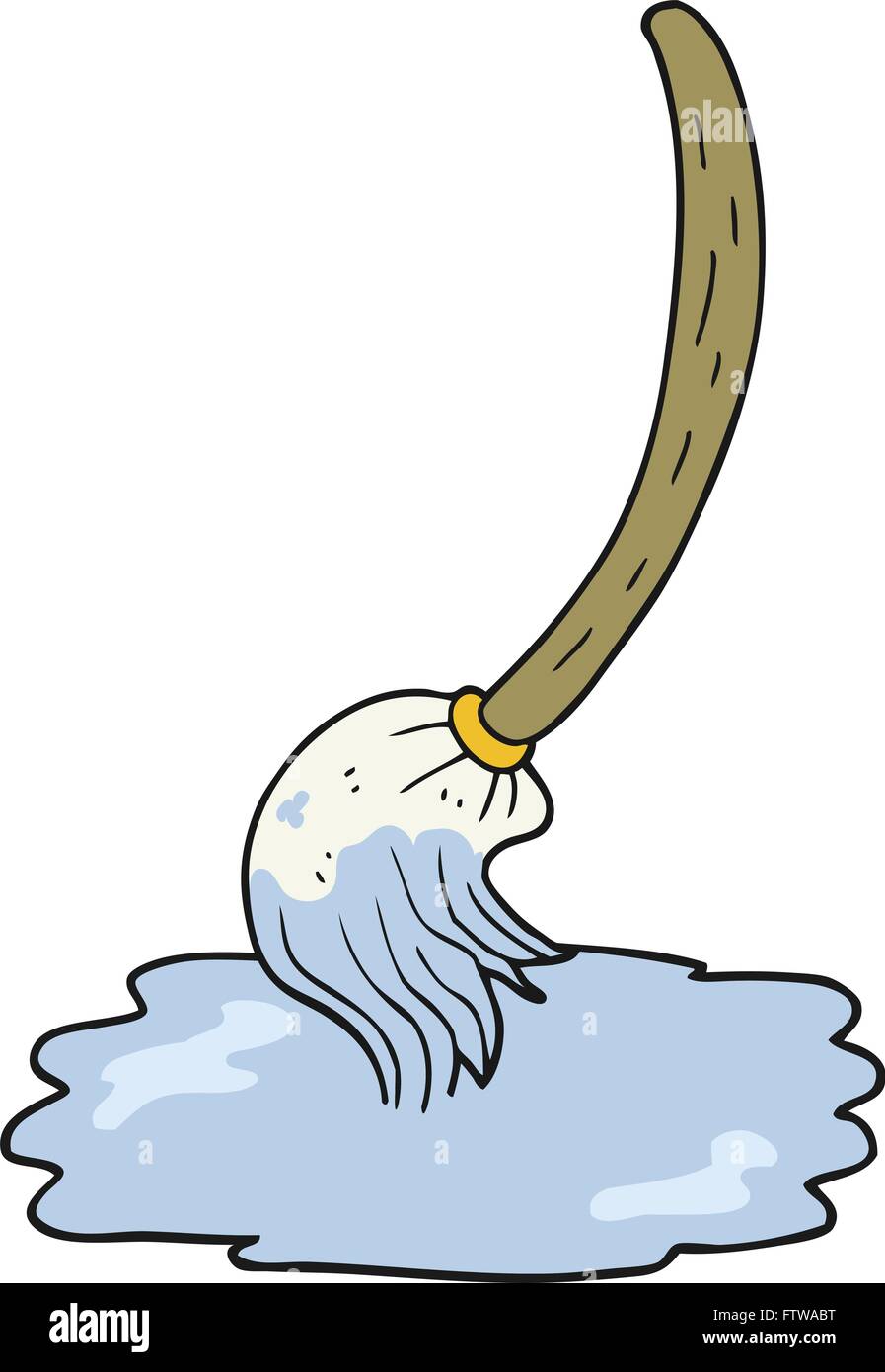 freehand drawn cartoon mop Stock Vector Image & Art - Alamy