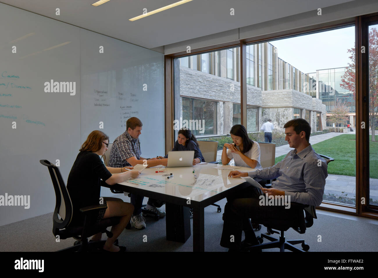 Study room. Ivey Business School, London, Canada. Architect: Hariri ...