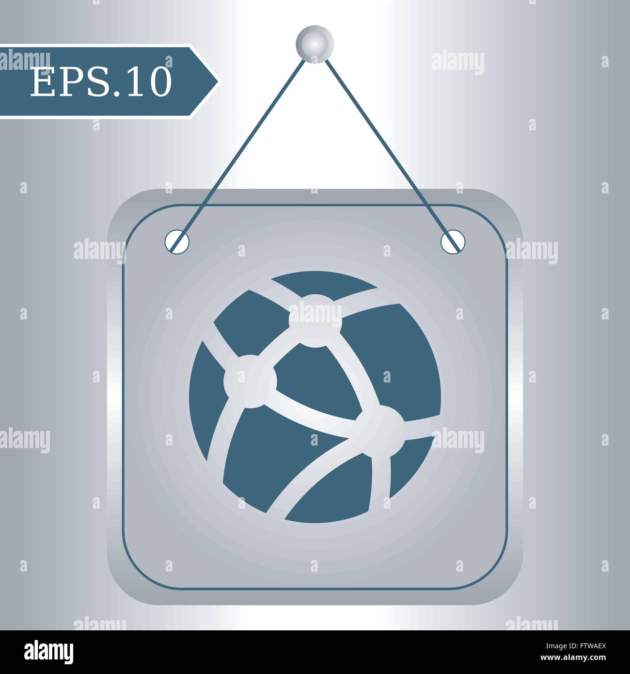 Placard computer network Stock Vector Images - Alamy