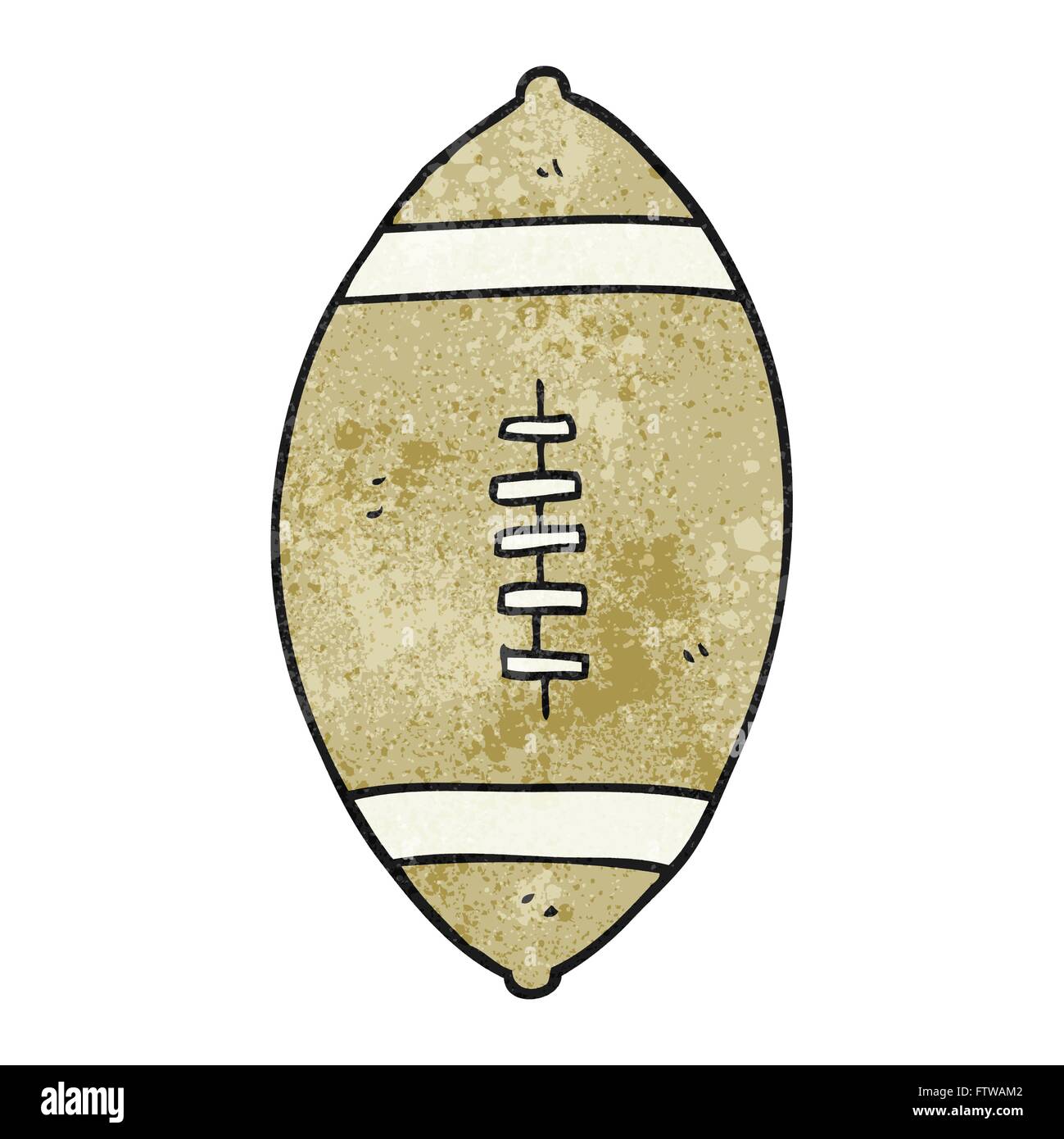 freehand textured cartoon football Stock Vector Image & Art - Alamy