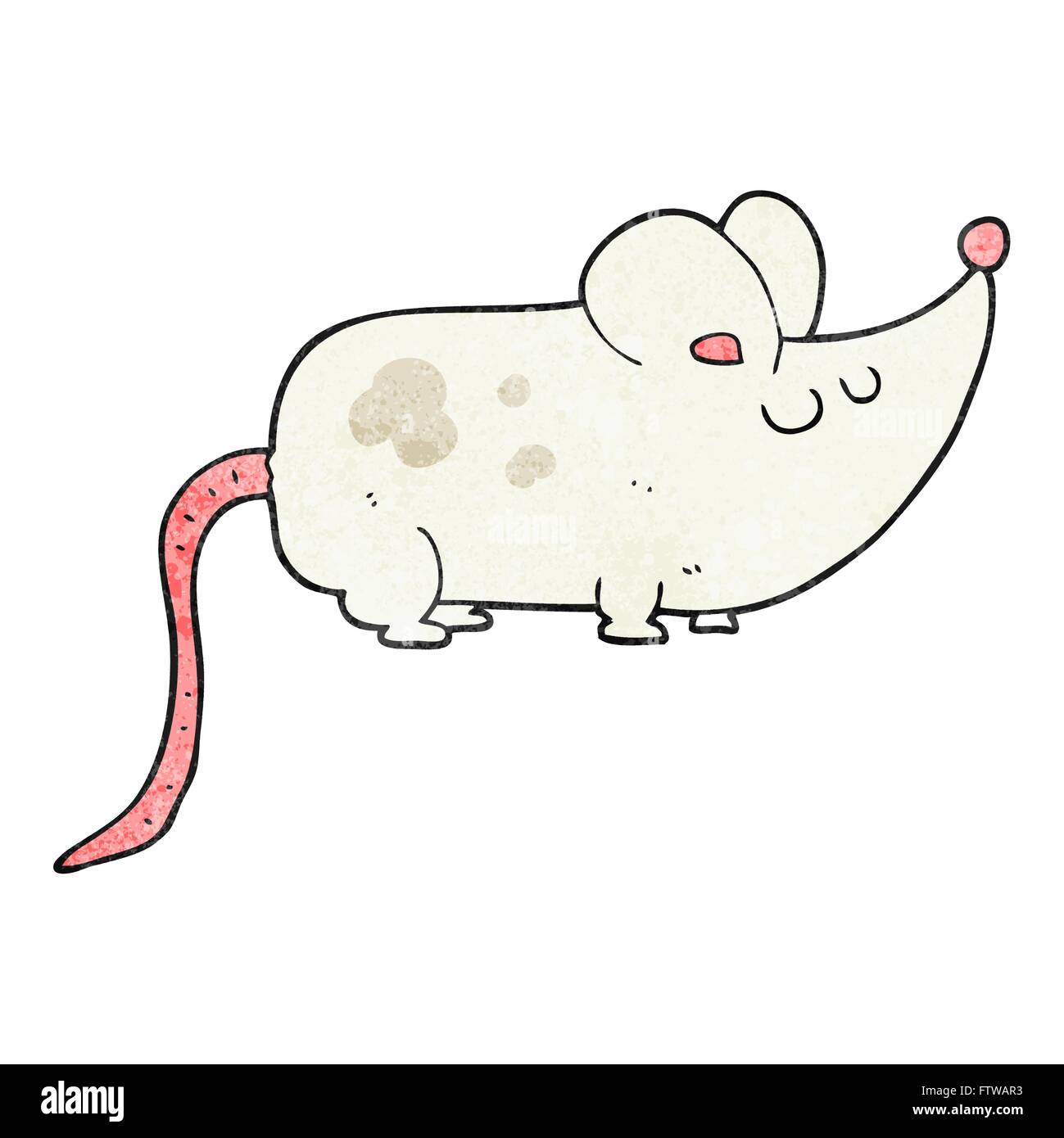 cute freehand textured cartoon mouse Stock Vector Image & Art - Alamy