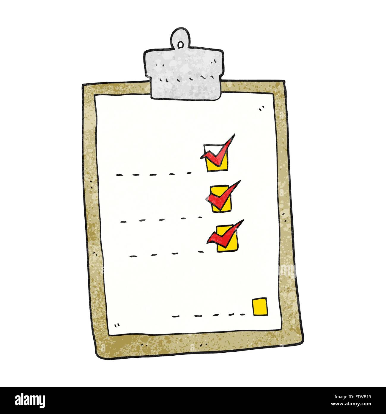 Check list funny Cut Out Stock Images & Pictures - Alamy