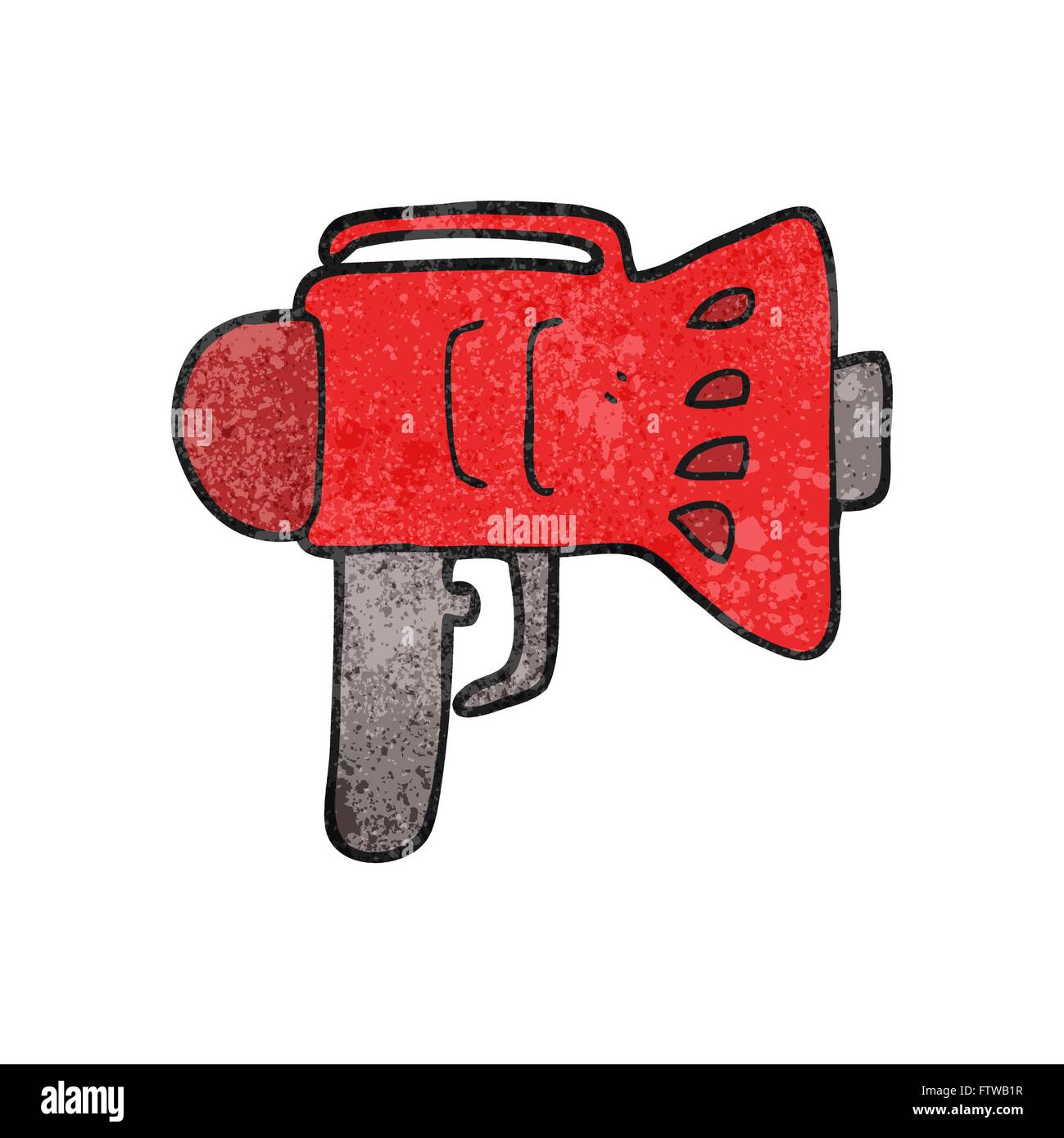 freehand textured cartoon loud hailer Stock Vector Image & Art - Alamy