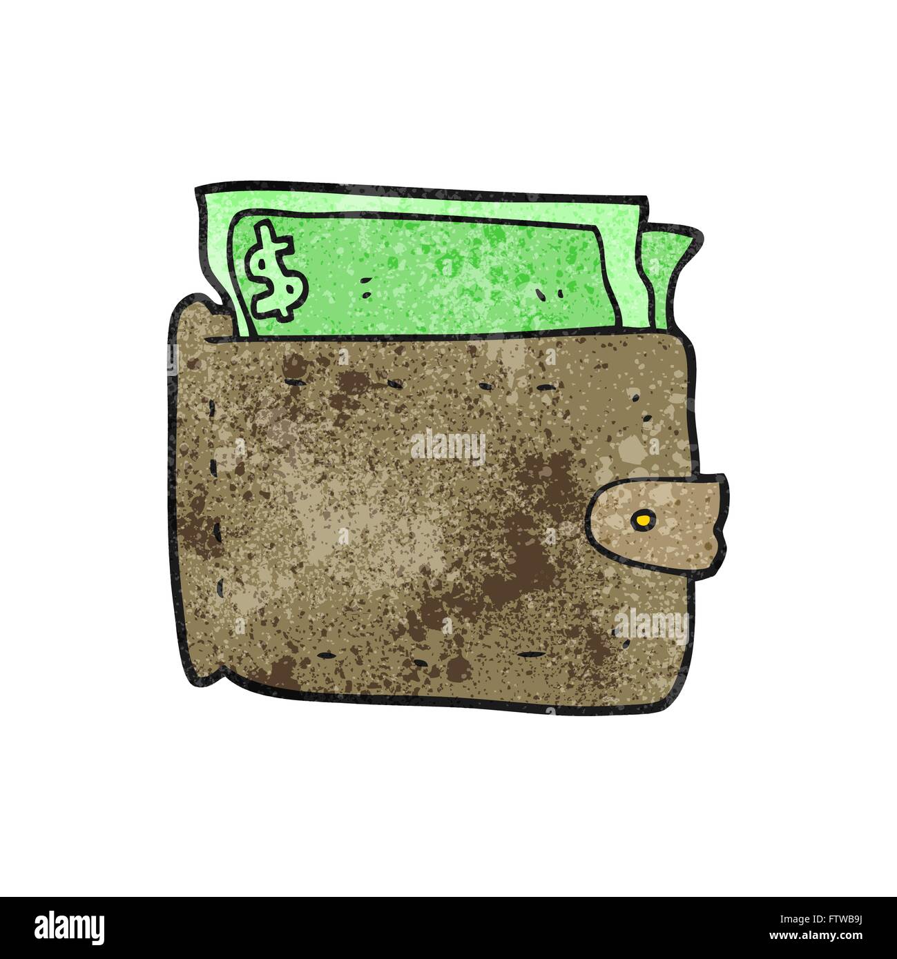 Freehand drawn cartoon wallet hi-res stock photography and images - Alamy
