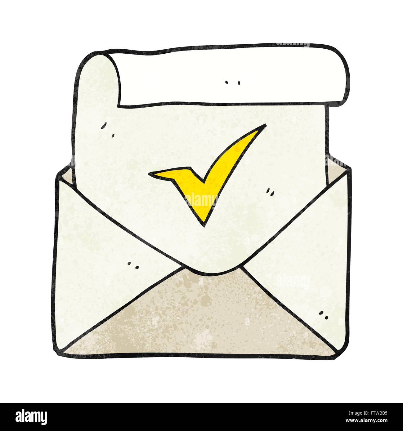 freehand textured cartoon positive letter Stock Vector Image & Art - Alamy