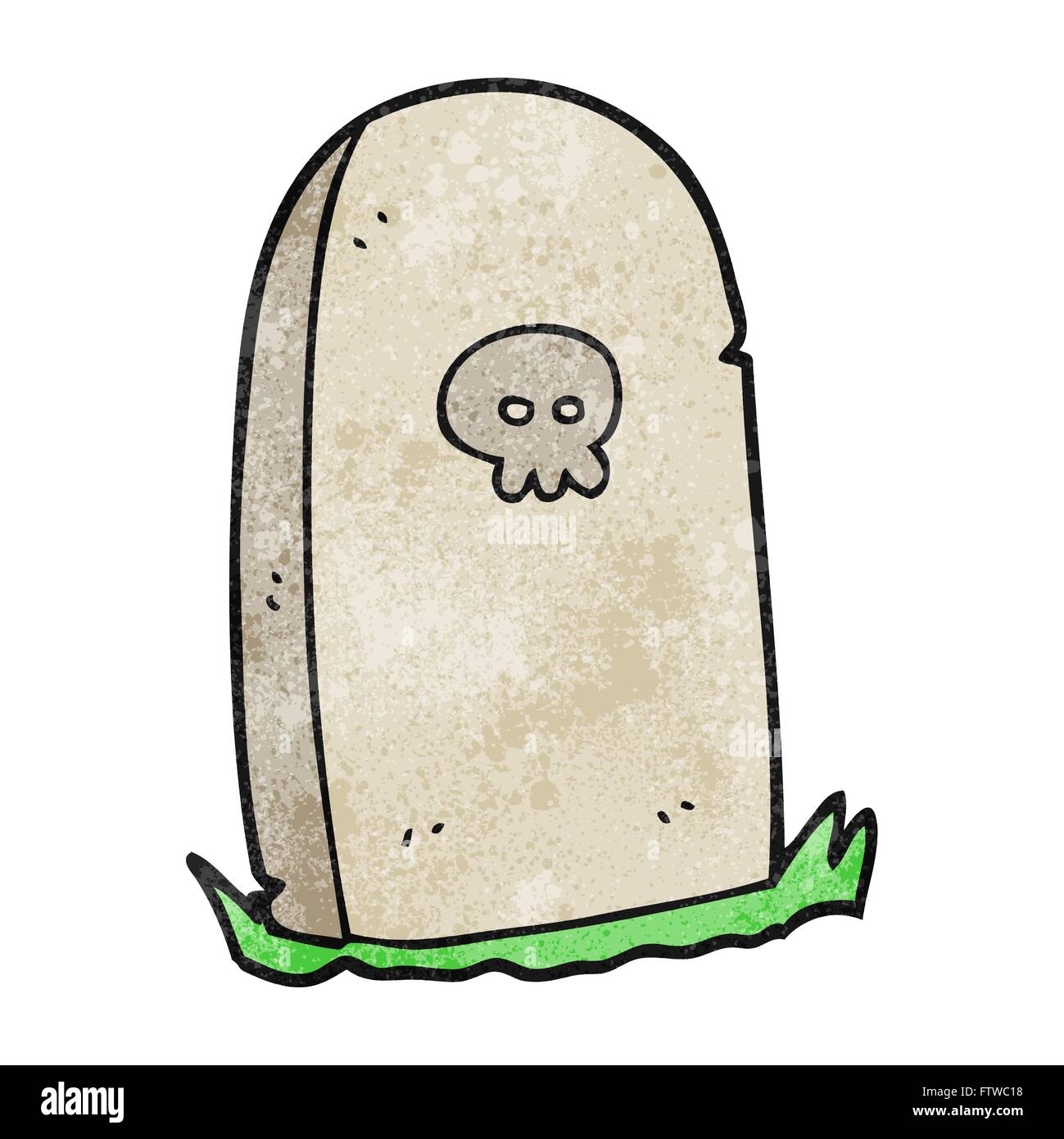 freehand textured cartoon grave Stock Vector Image & Art - Alamy