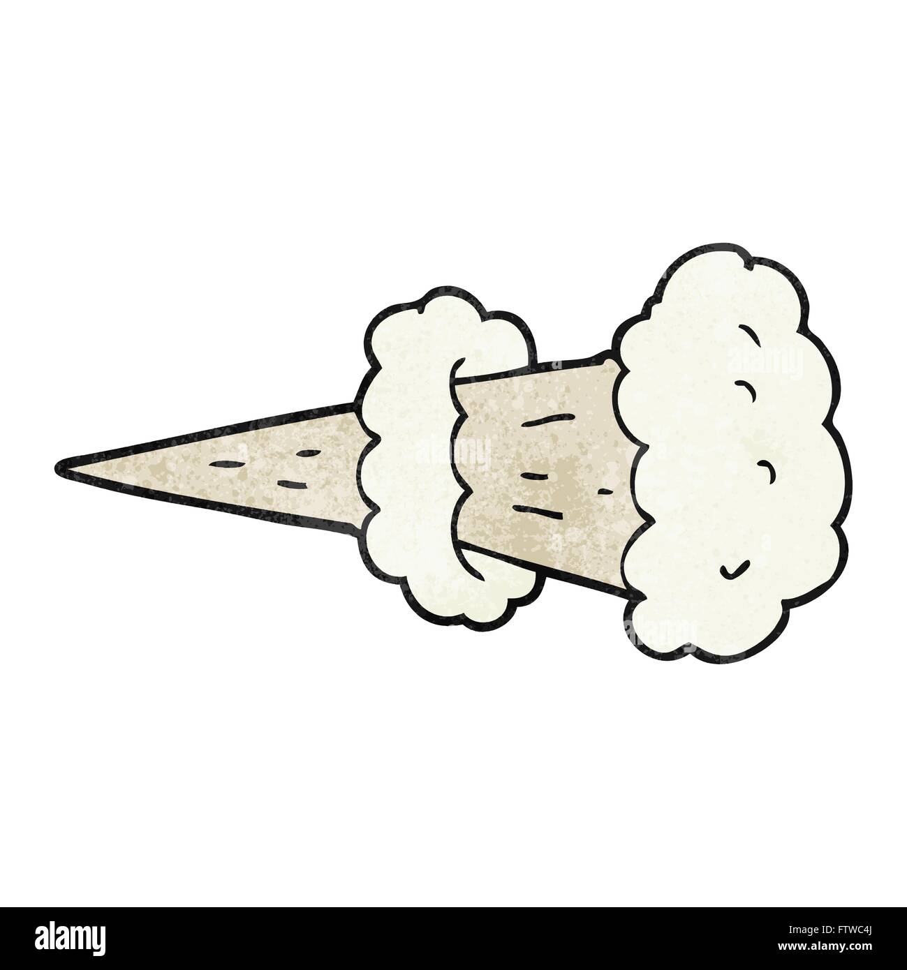 freehand textured cartoon smoke blast Stock Vector Image & Art - Alamy