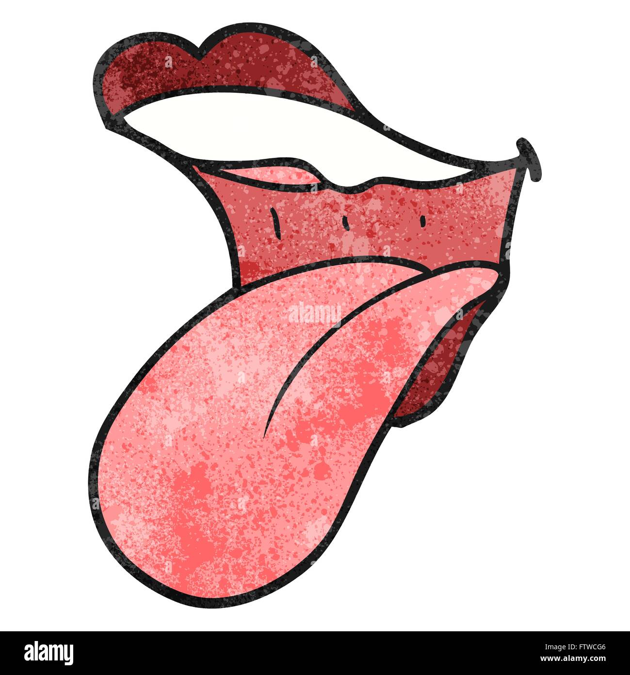 Mouth With Tongue Sticking Out Cartoon at Edward Acosta blog