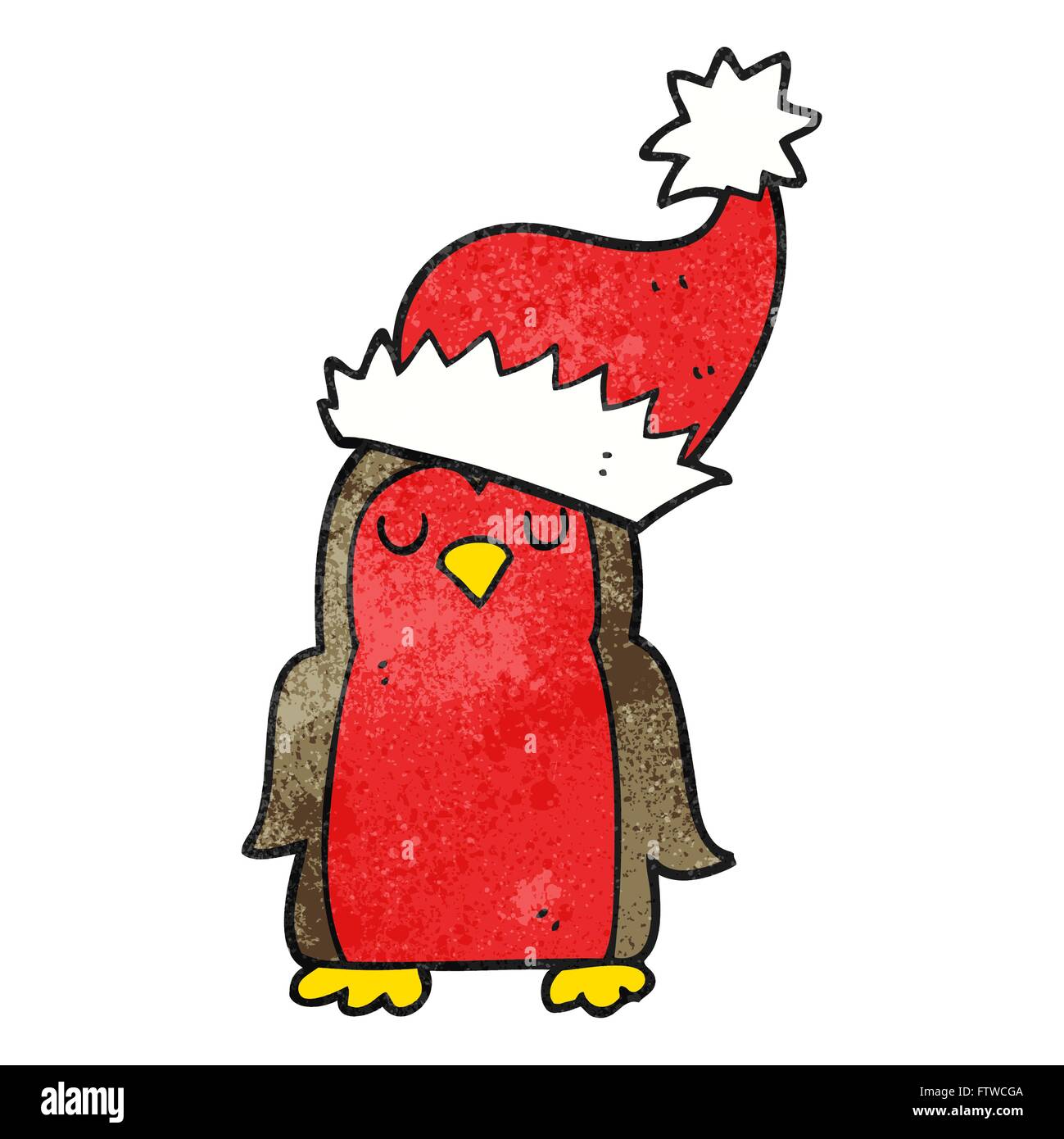 Traditional christmas robin drawing hi-res stock photography and images ...