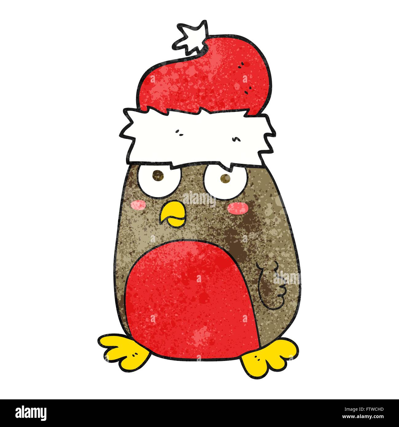 Traditional christmas robin drawing hi-res stock photography and images ...