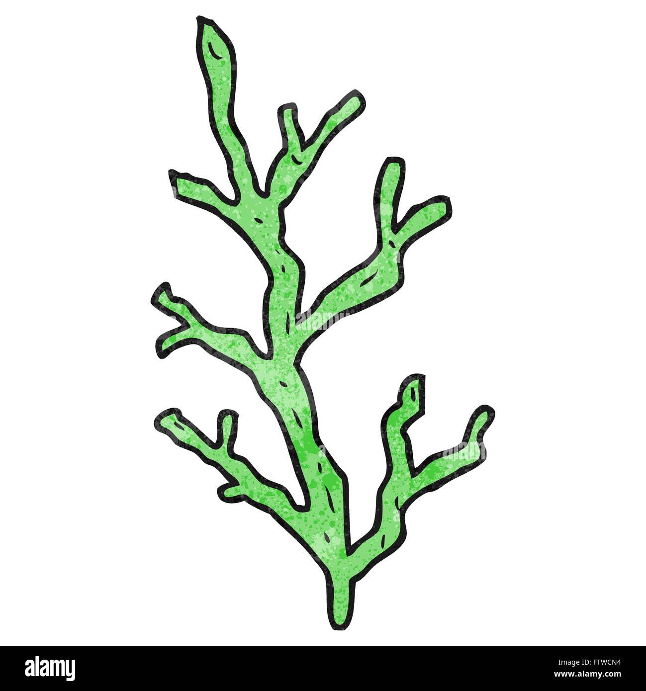freehand textured cartoon seaweed Stock Vector Image & Art - Alamy