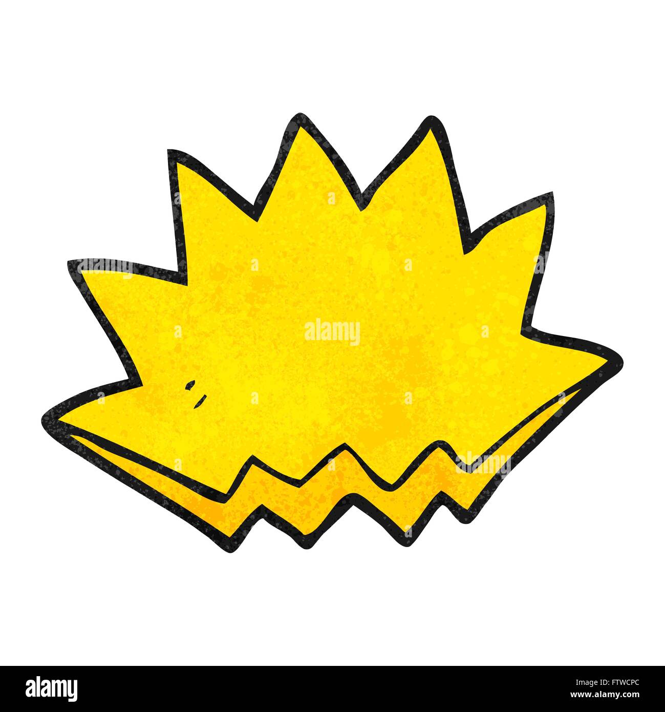 freehand textured cartoon explosion decorative symbol Stock Vector ...