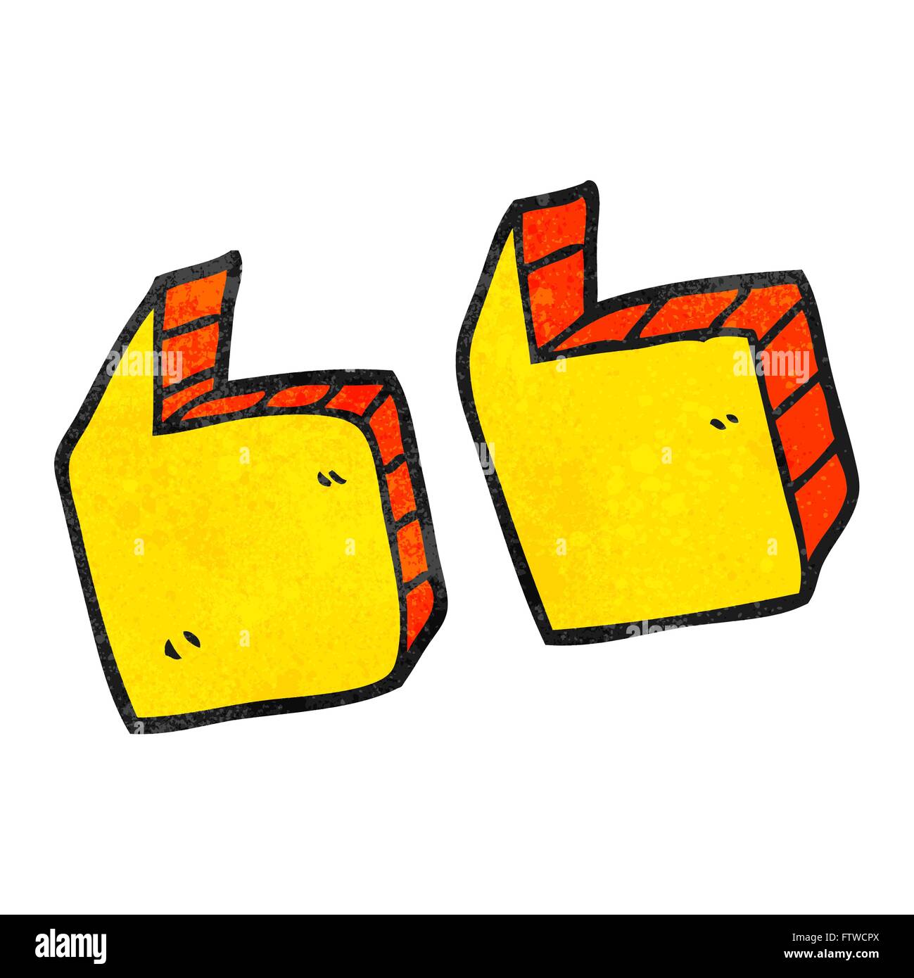 freehand textured cartoon quotation marks Stock Vector Image & Art - Alamy