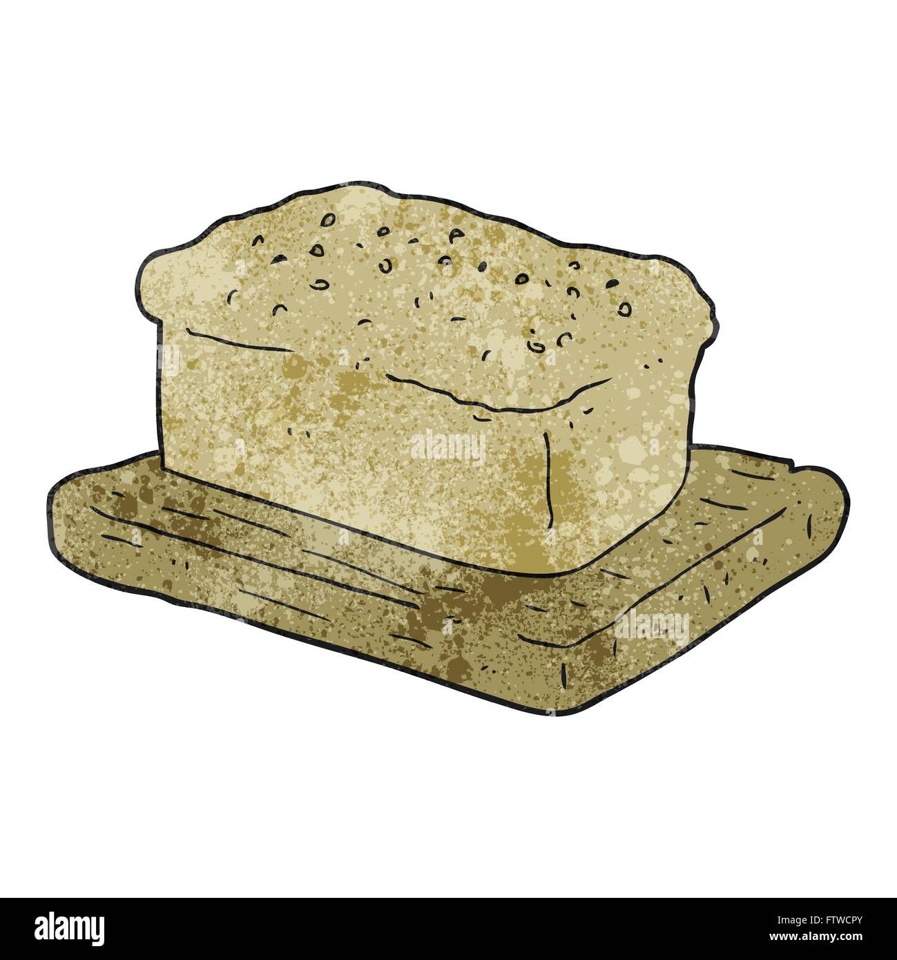 Freehand drawn cartoon loaf bread hi-res stock photography and images ...