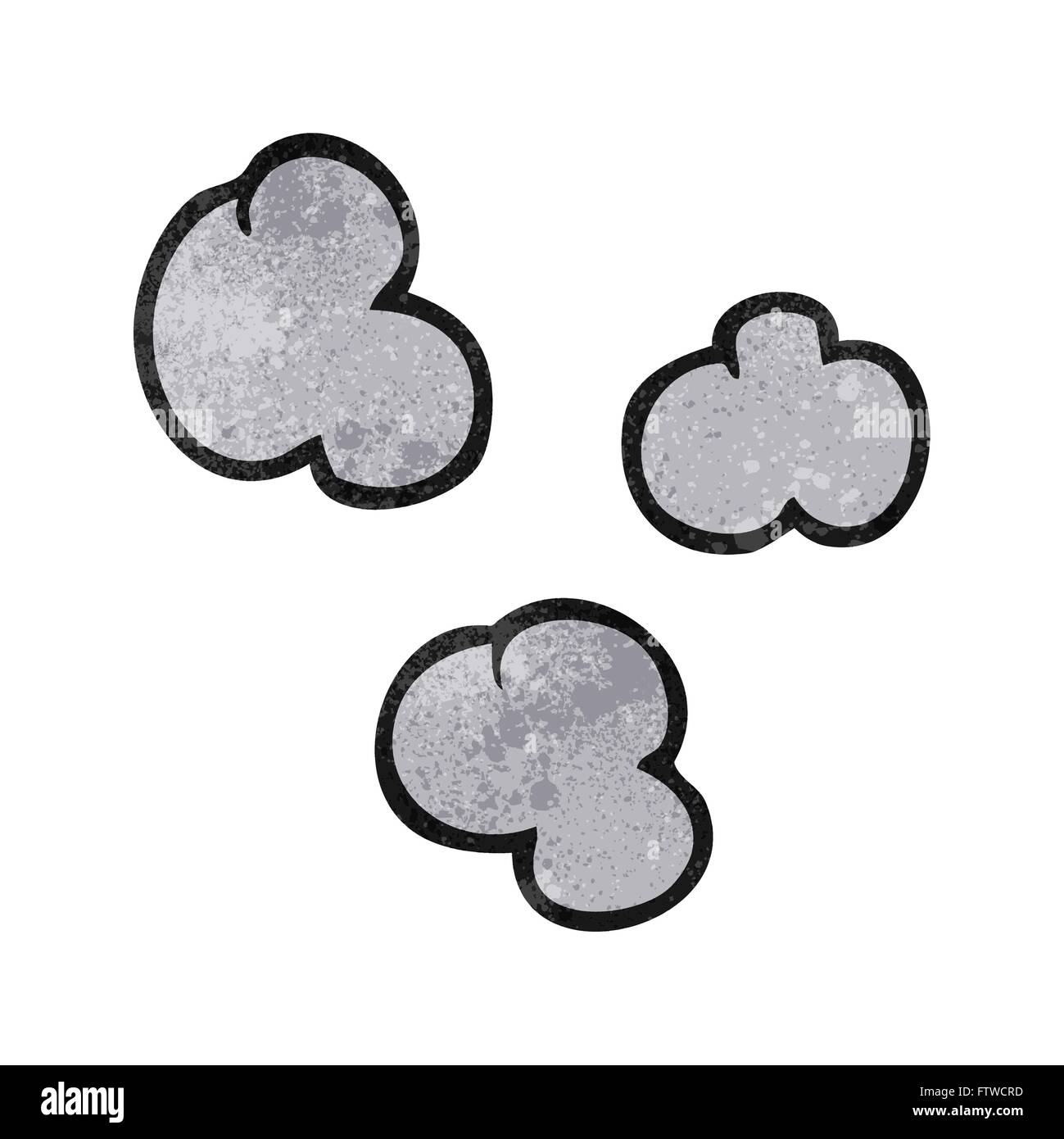 Freehand drawn cartoon smoke clouds hi-res stock photography and images ...
