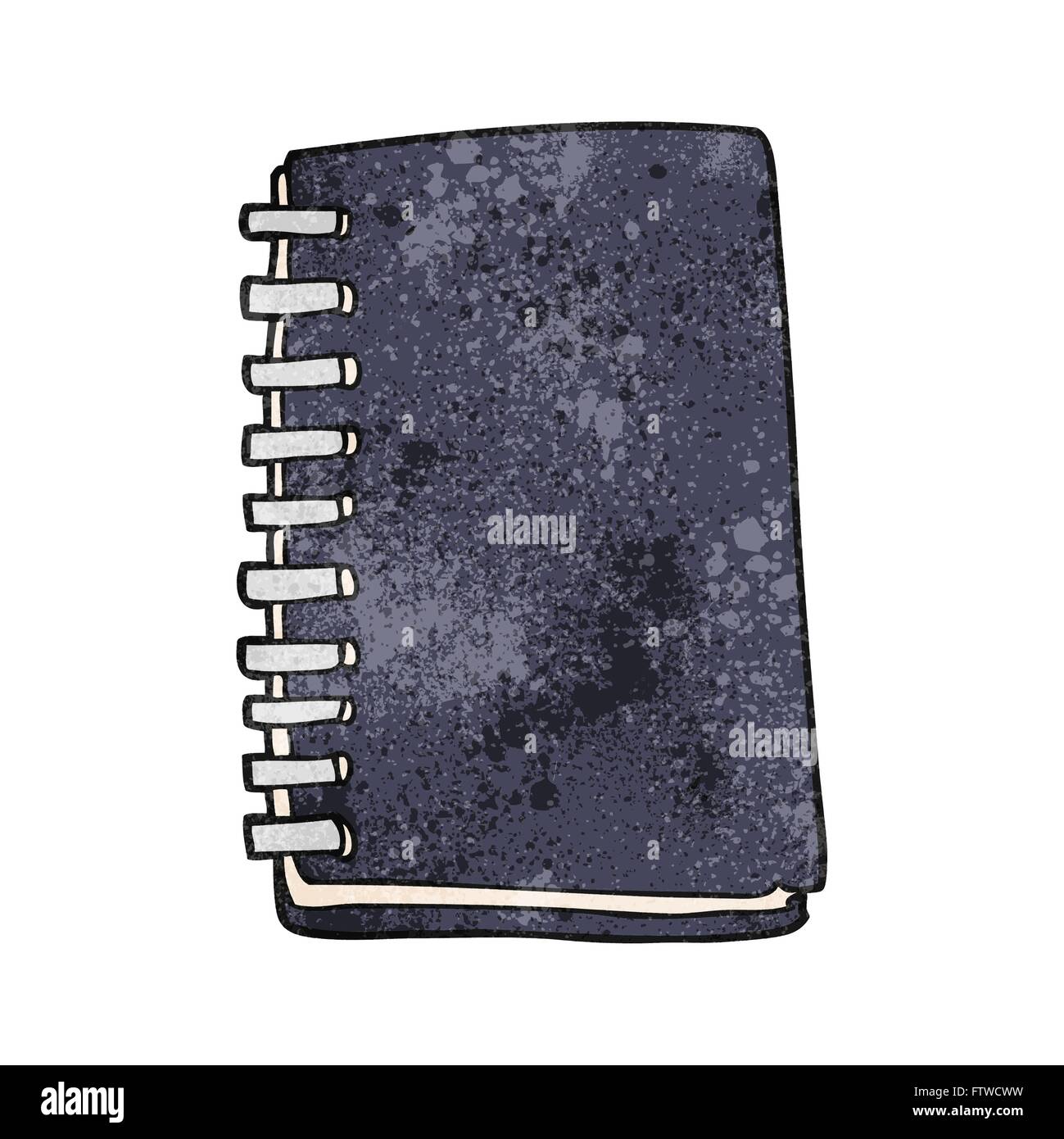 freehand textured cartoon note book Stock Vector Image & Art - Alamy