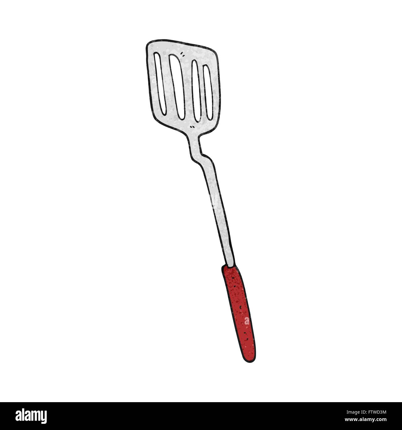 freehand textured cartoon spatula Stock Vector Image & Art - Alamy