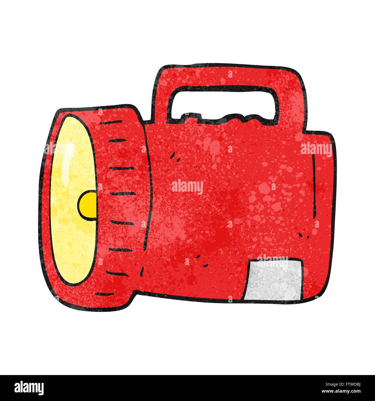 freehand textured cartoon torch Stock Vector Image & Art - Alamy