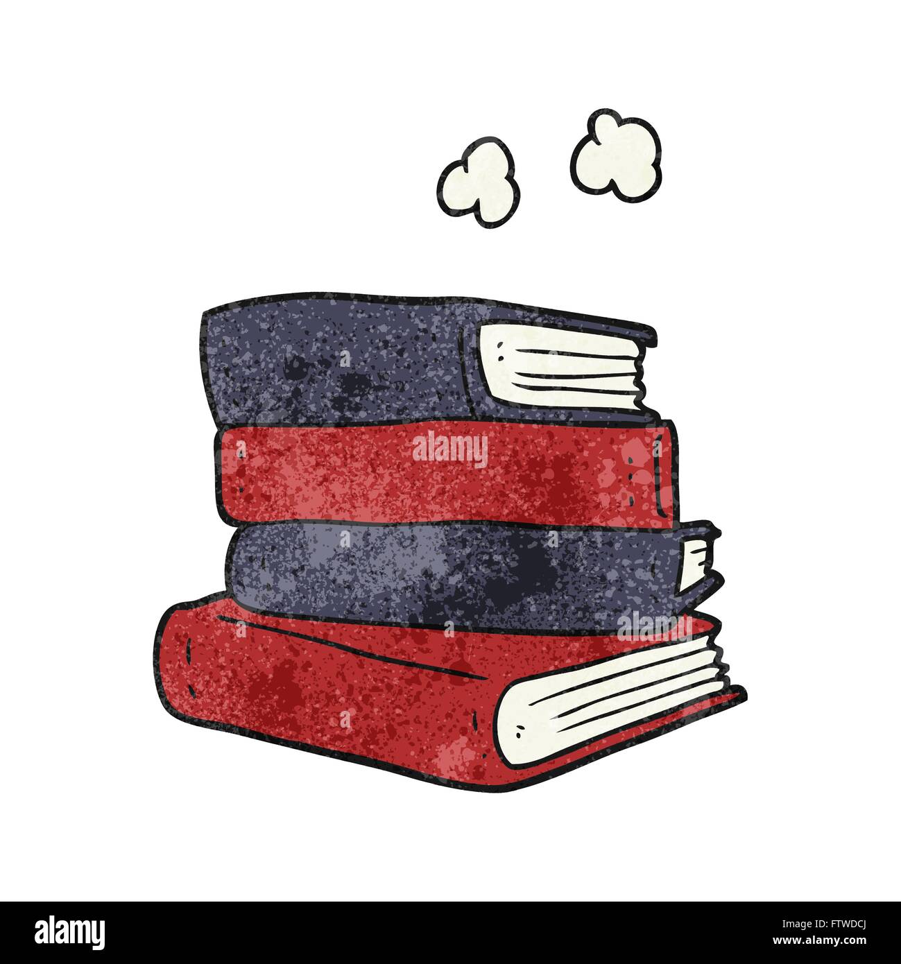 Freehand drawn cartoon stack books Stock Vector Images - Alamy