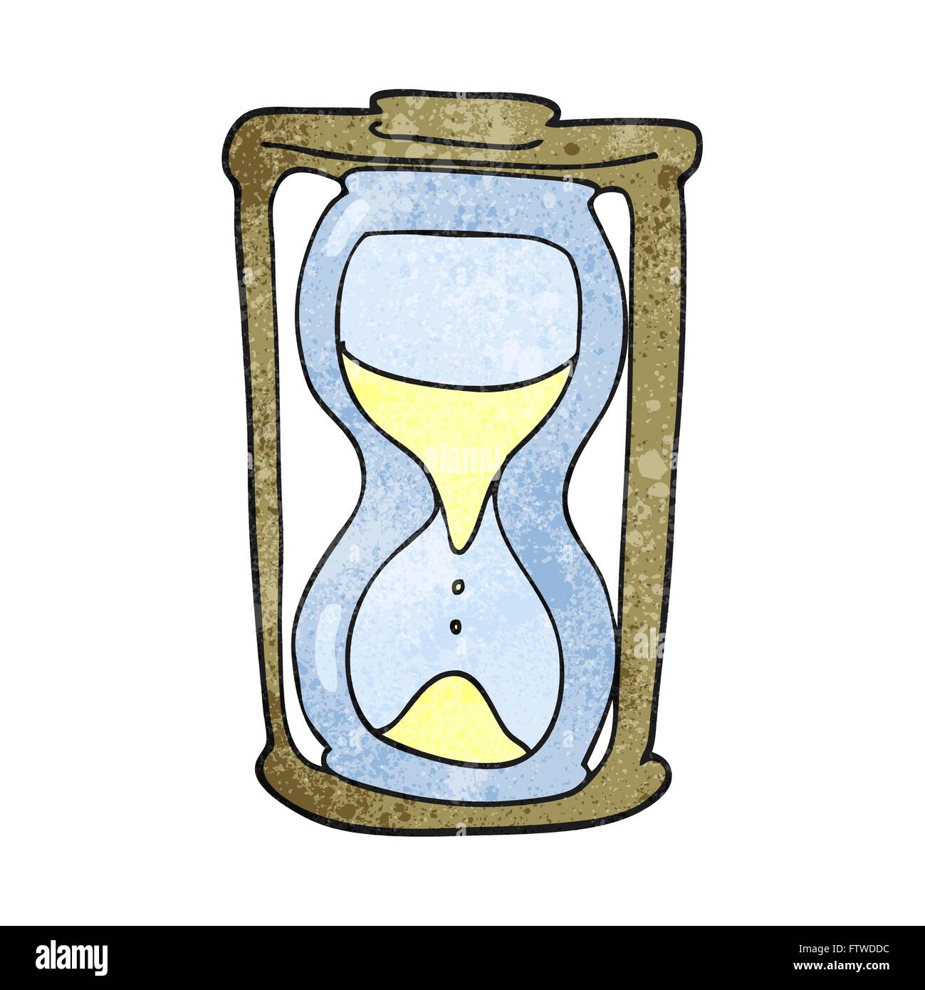 Hourglass clip art cartoon illustration hi-res stock photography and ...