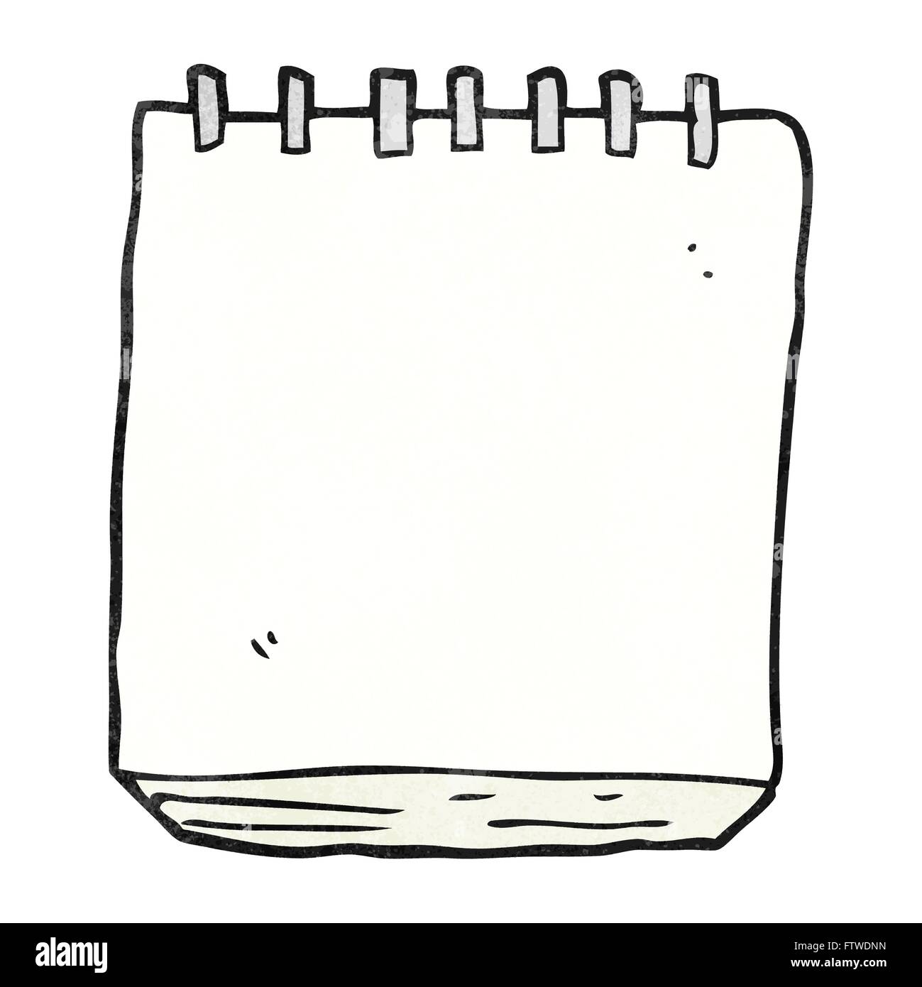 freehand textured cartoon note pad Stock Vector Image & Art - Alamy