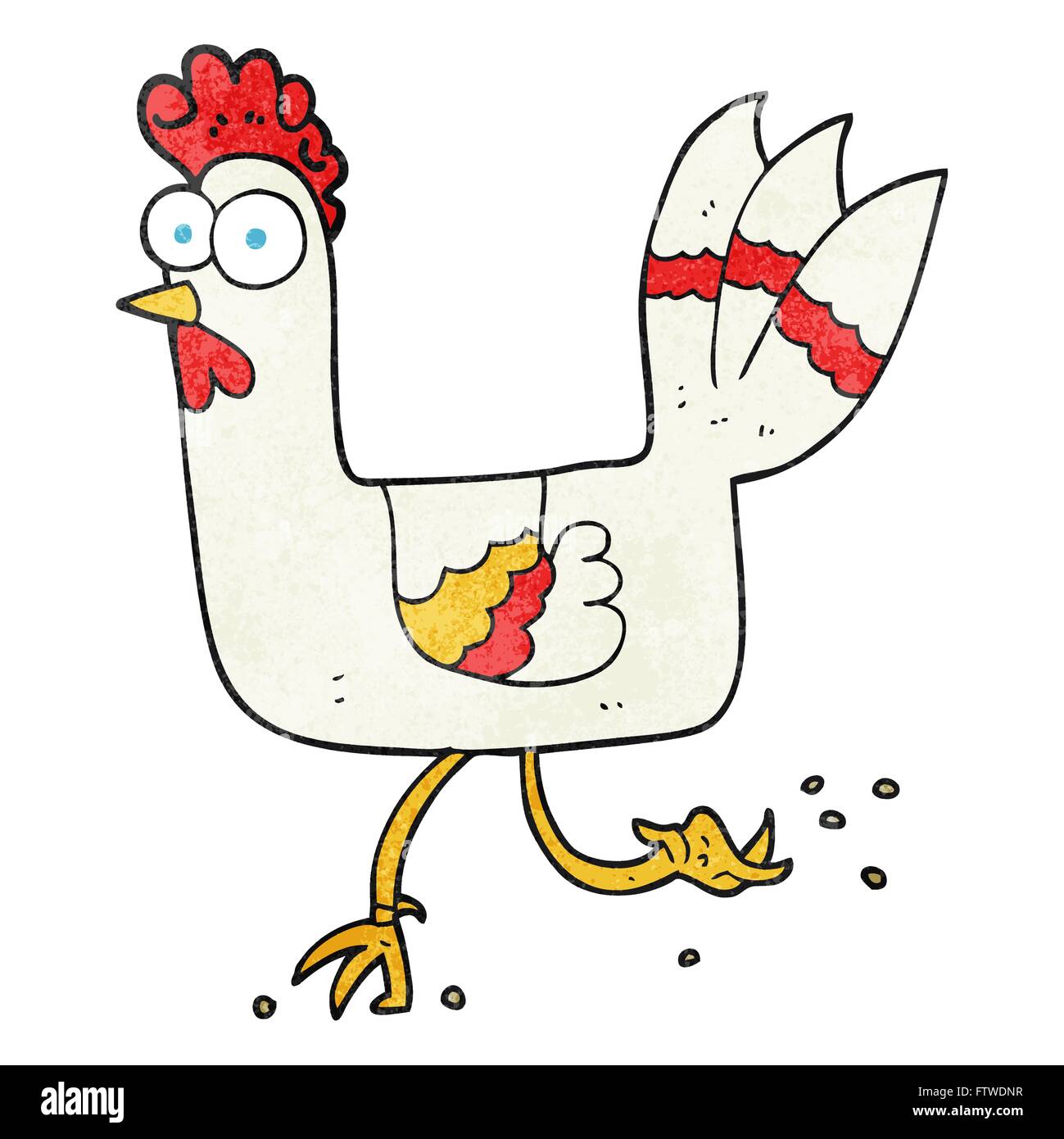 Chicken running Cut Out Stock Images & Pictures - Alamy