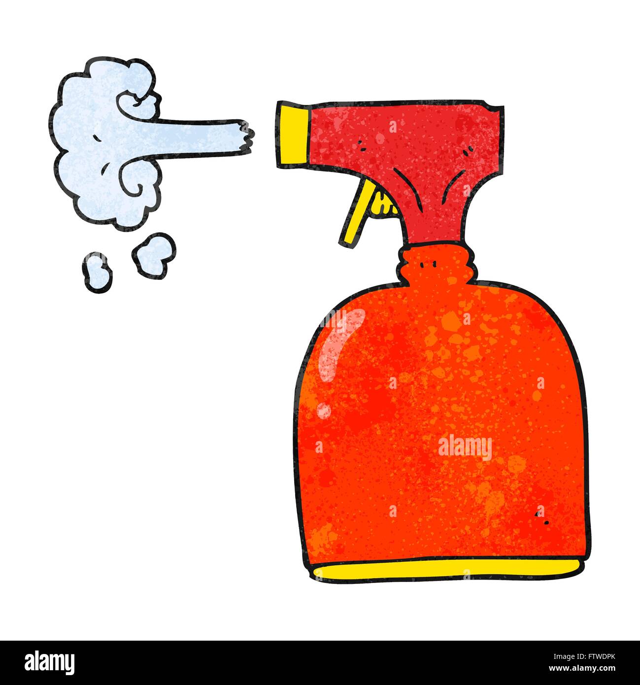 freehand textured cartoon spray bottle Stock Vector Image & Art - Alamy