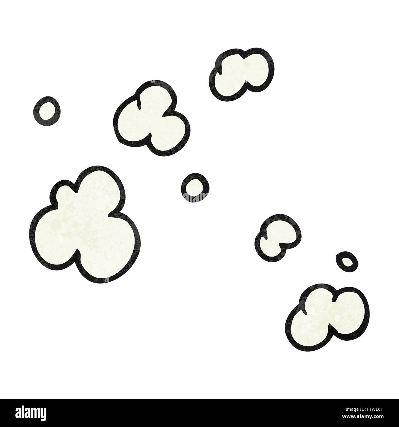 freehand textured cartoon puff of smoke symbol Stock Vector Image & Art ...