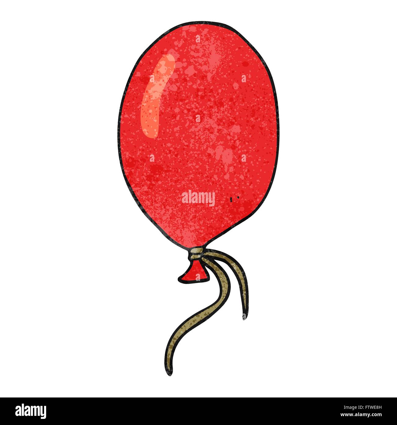 freehand textured cartoon balloon Stock Vector Image & Art - Alamy