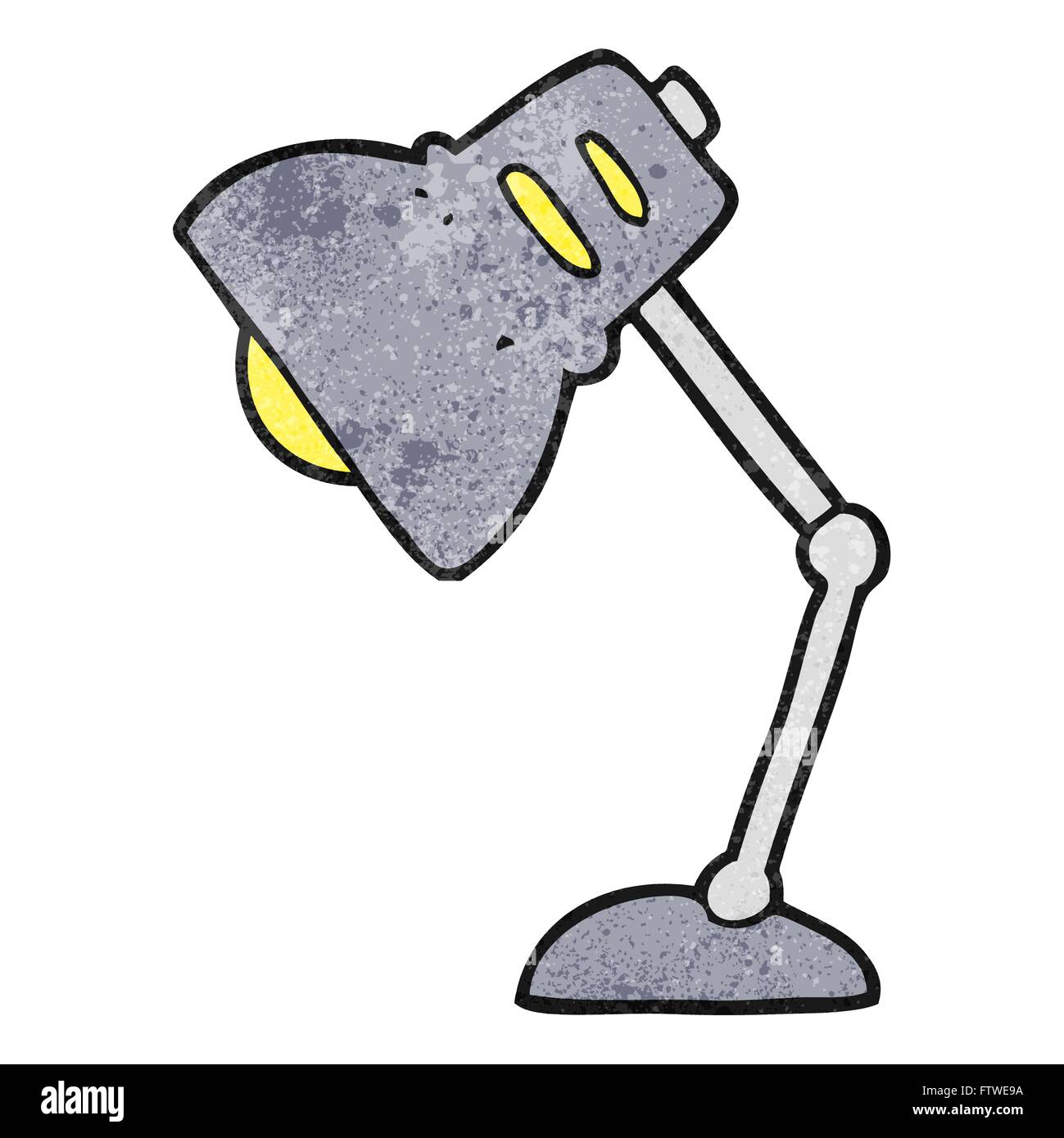 freehand textured cartoon lamp Stock Vector Image & Art - Alamy