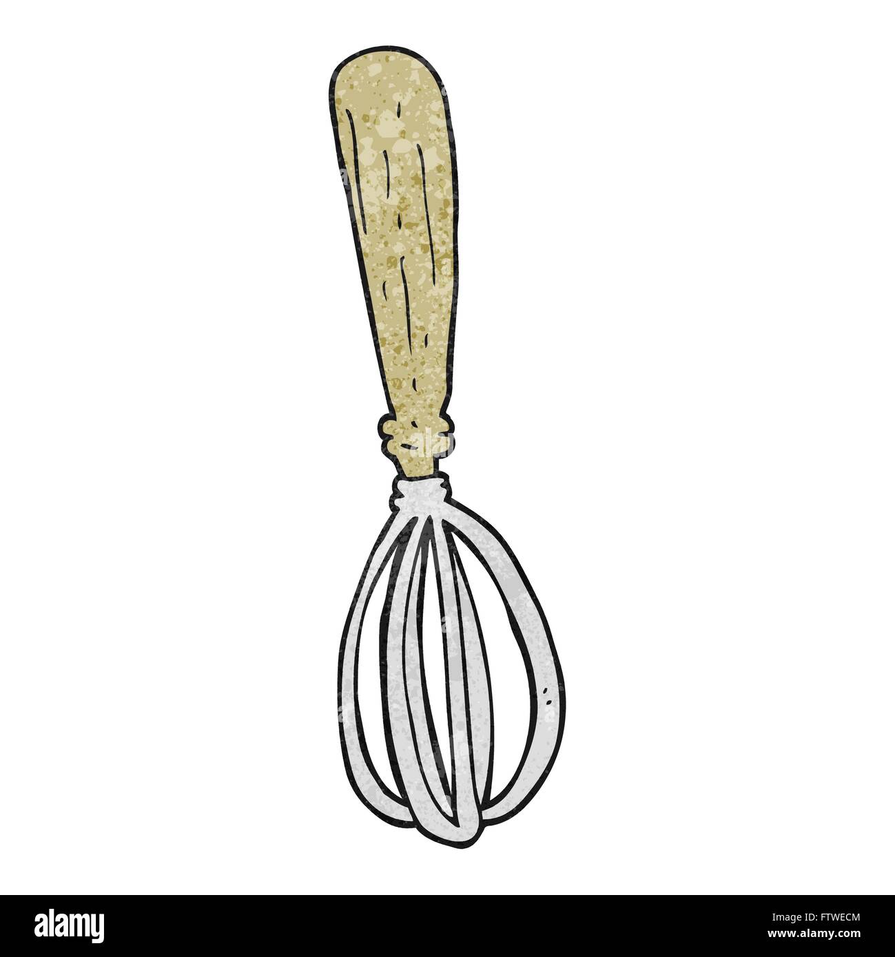 freehand textured cartoon whisk Stock Vector Image & Art - Alamy