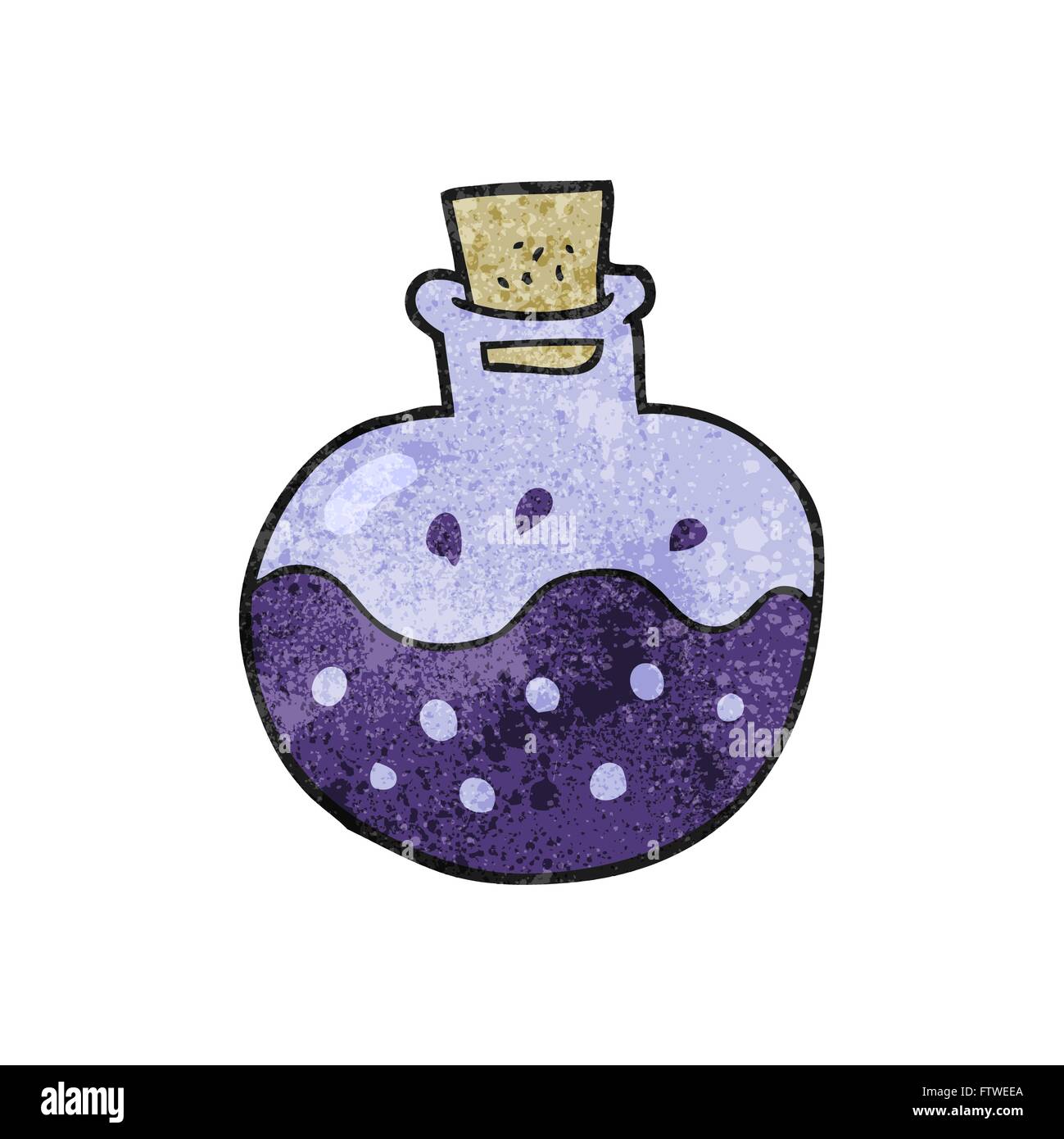 freehand textured cartoon science potion Stock Vector Image & Art - Alamy
