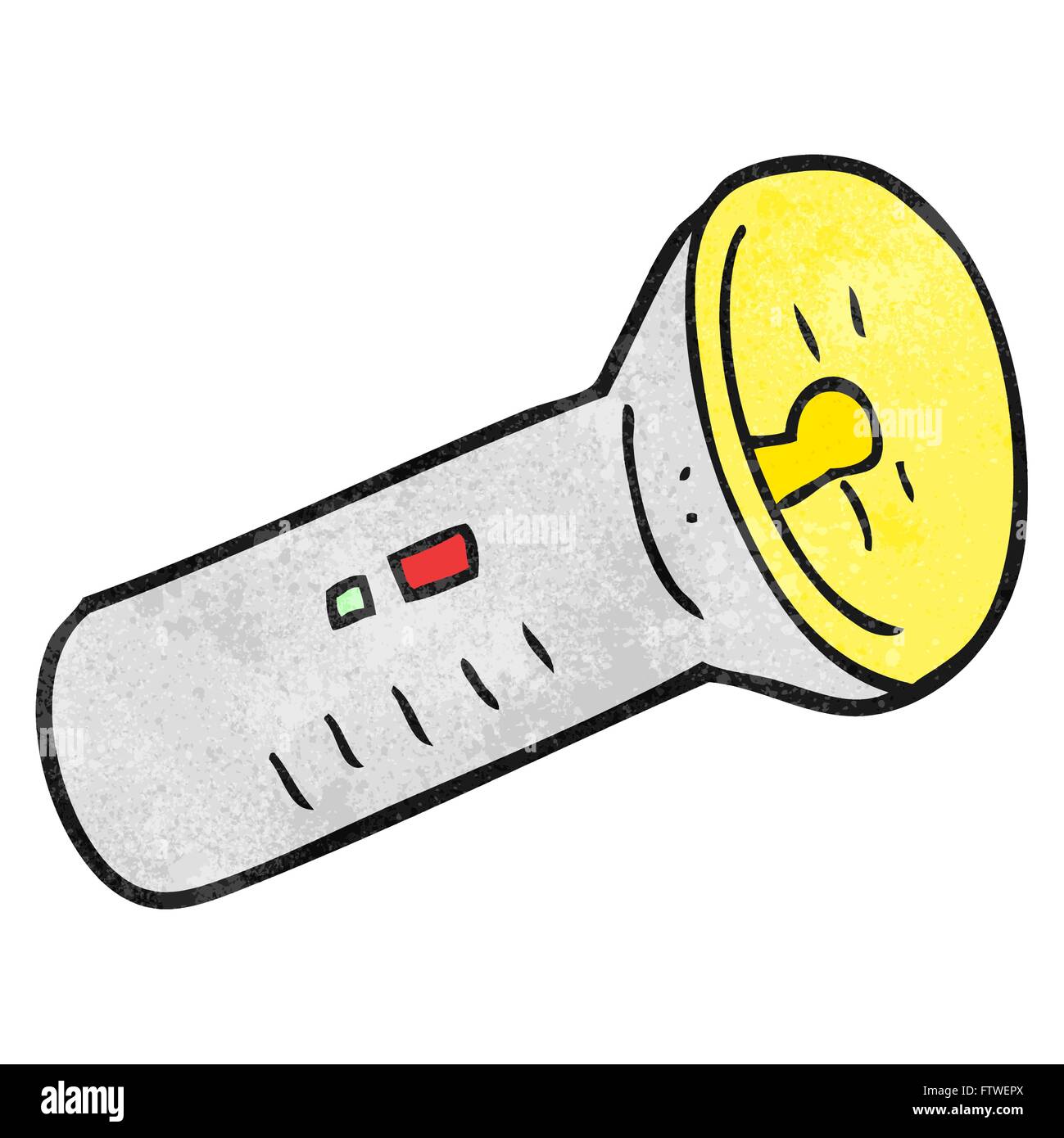 freehand textured cartoon torch Stock Vector Image & Art - Alamy