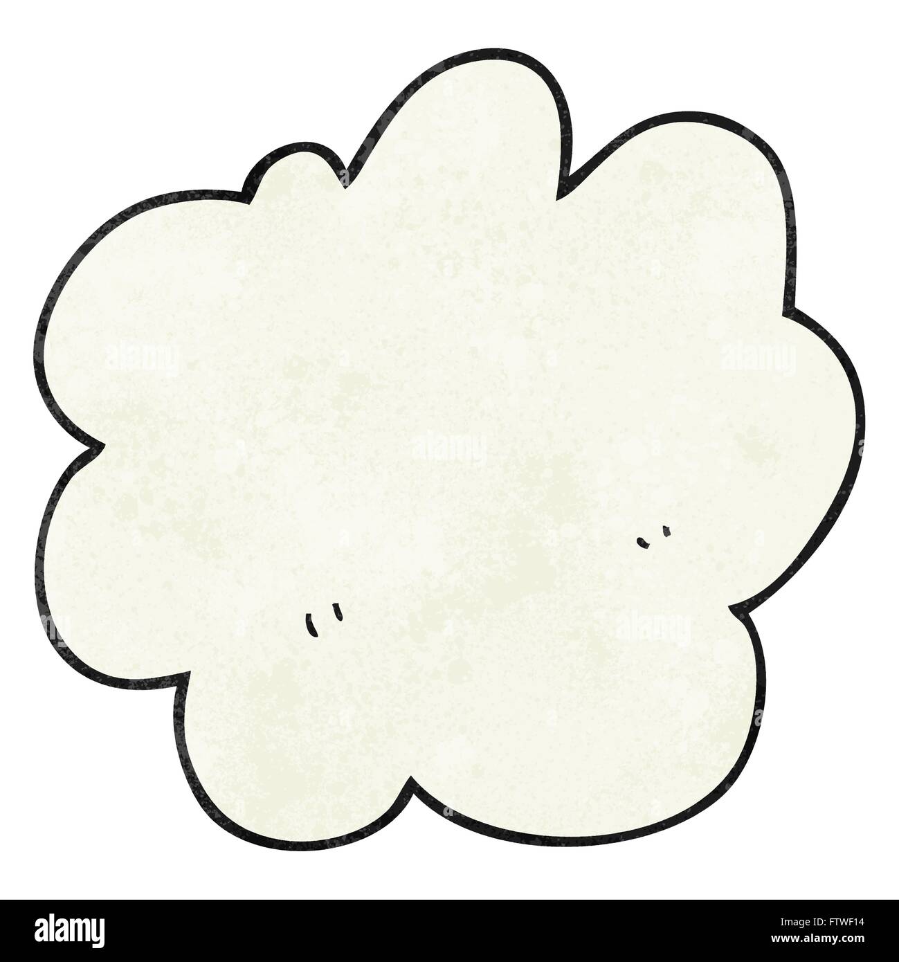 freehand textured cartoon decorative cloud element Stock Vector Image ...