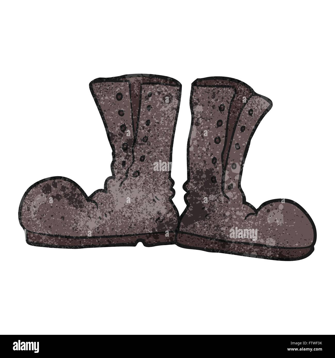 Freehand drawn cartoon boots hi-res stock photography and images - Alamy
