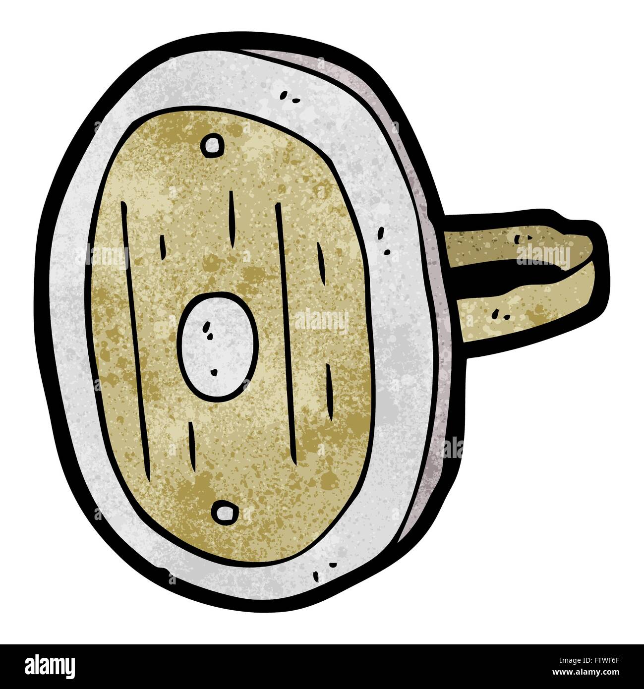 freehand textured cartoon medieval shield Stock Vector Image & Art - Alamy