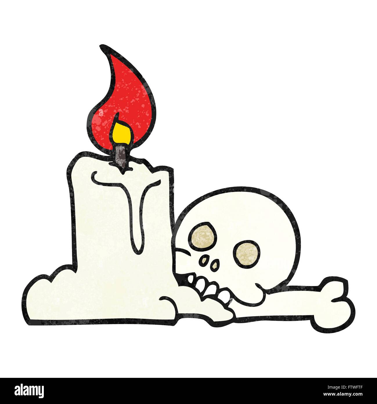 Skull and candle clip art hi-res stock photography and images - Alamy