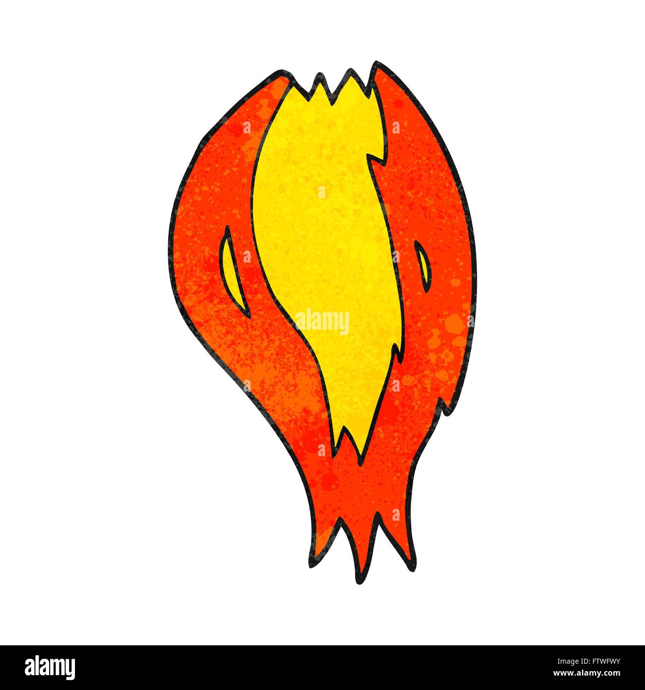 freehand textured cartoon rocket ship flames Stock Vector Image & Art ...