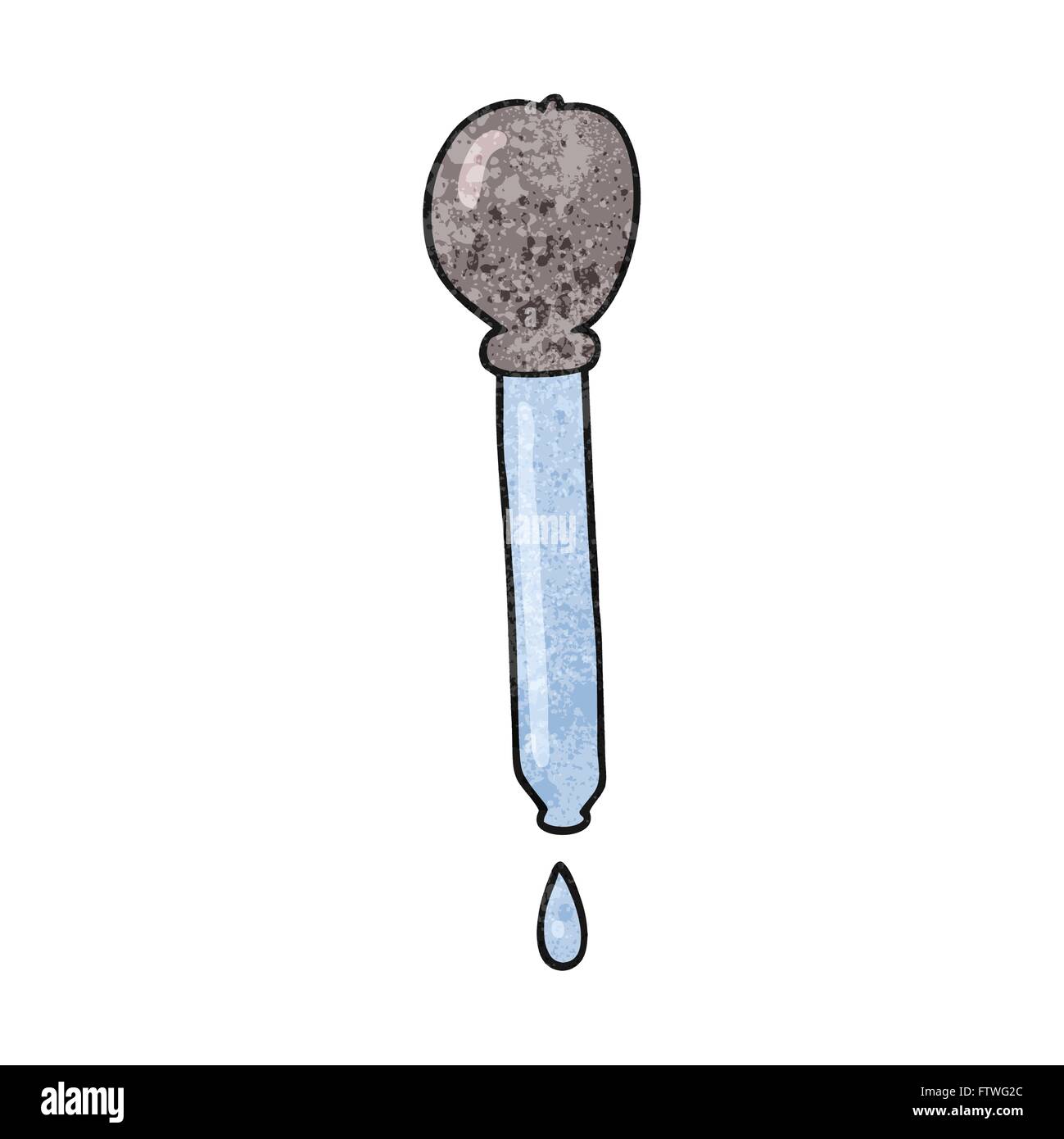 freehand textured cartoon pipette dripping Stock Vector Image & Art - Alamy