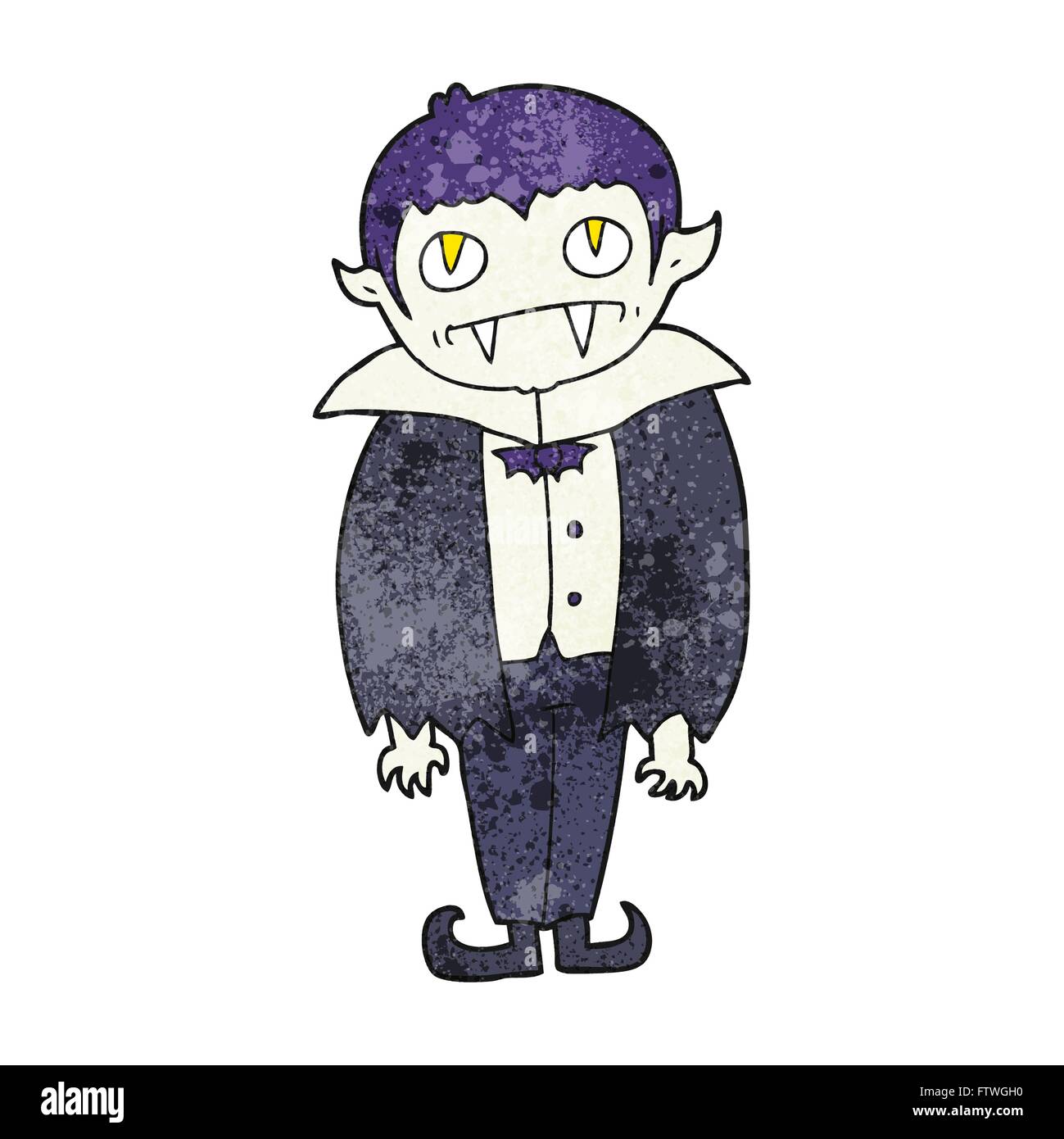 freehand textured cartoon vampire boy Stock Vector Image & Art - Alamy