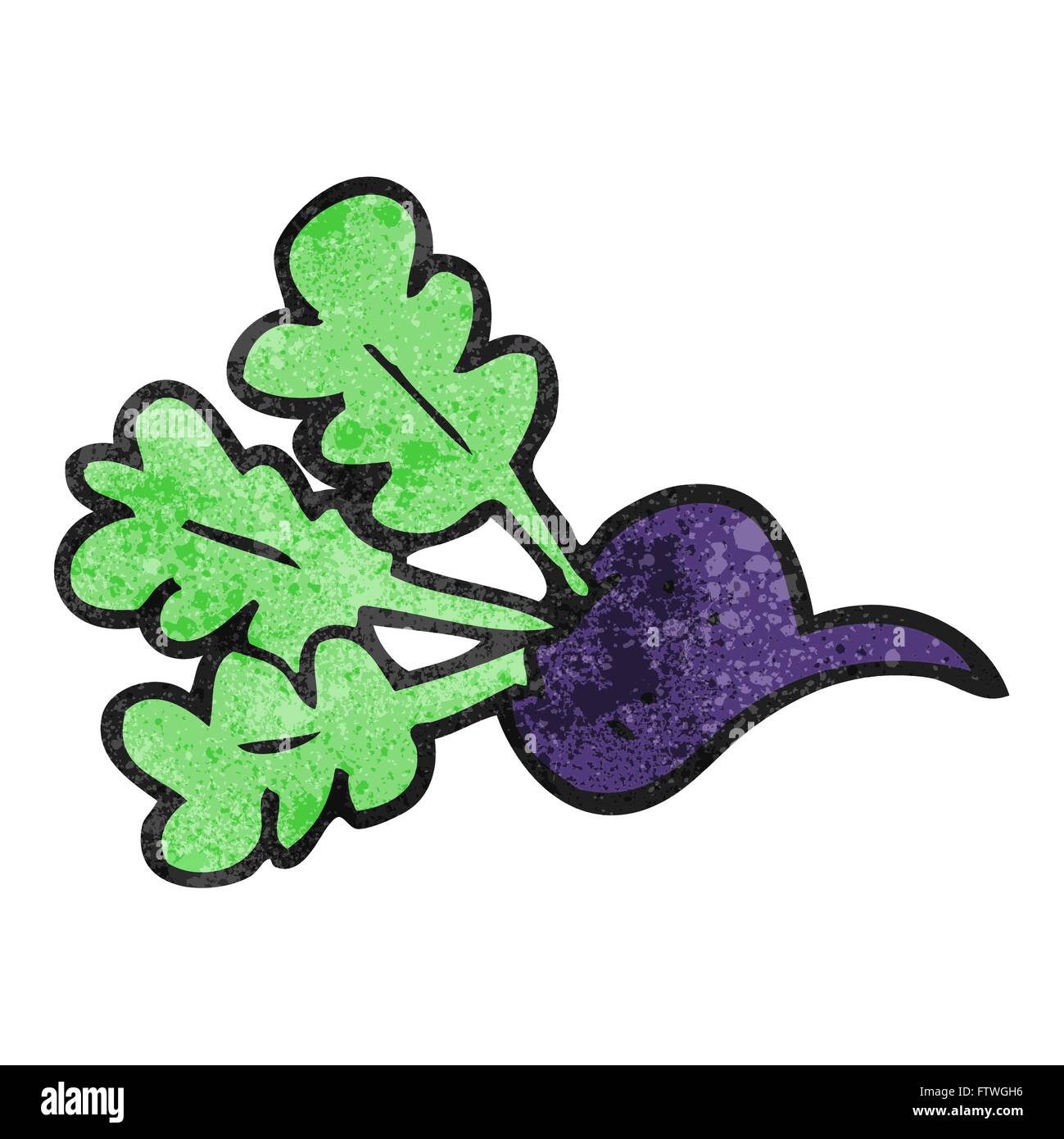 freehand textured cartoon beet Stock Vector Image & Art - Alamy