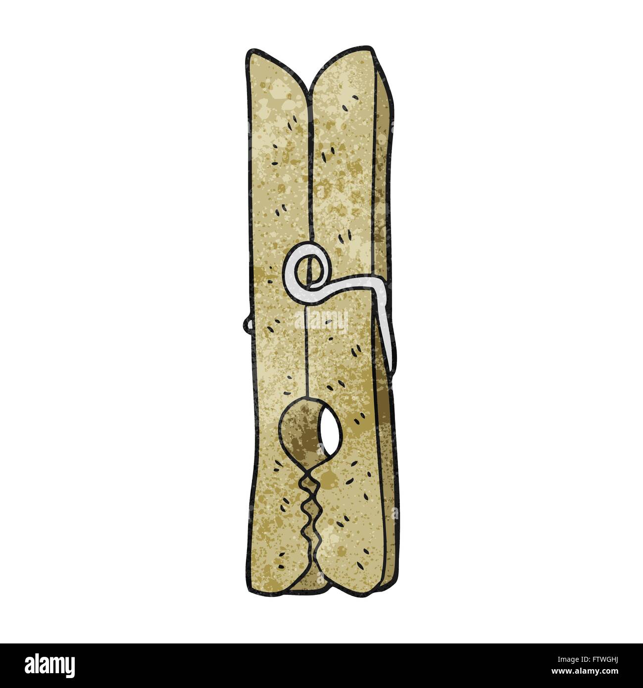 freehand textured cartoon peg Stock Vector Image & Art - Alamy