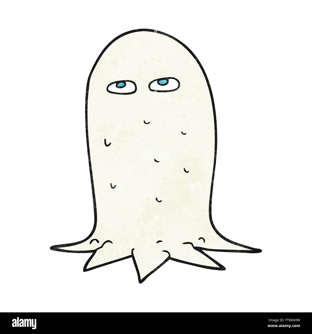 freehand textured cartoon halloween ghost Stock Vector Image & Art - Alamy