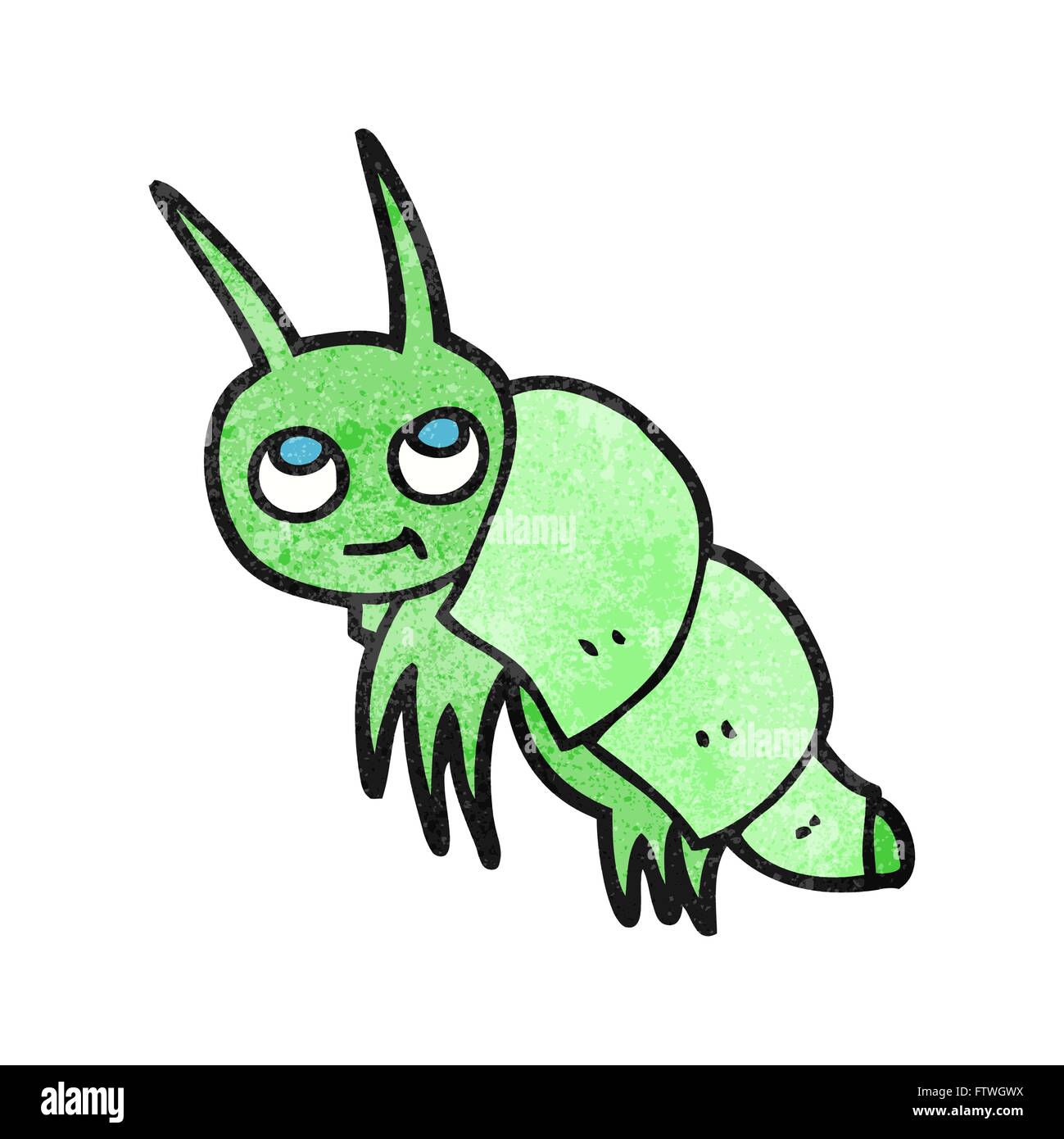 freehand textured cartoon little bug Stock Vector Image & Art - Alamy