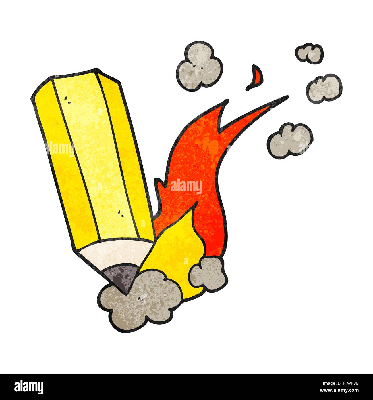 freehand textured cartoon scribbling pencil Stock Vector Image & Art ...