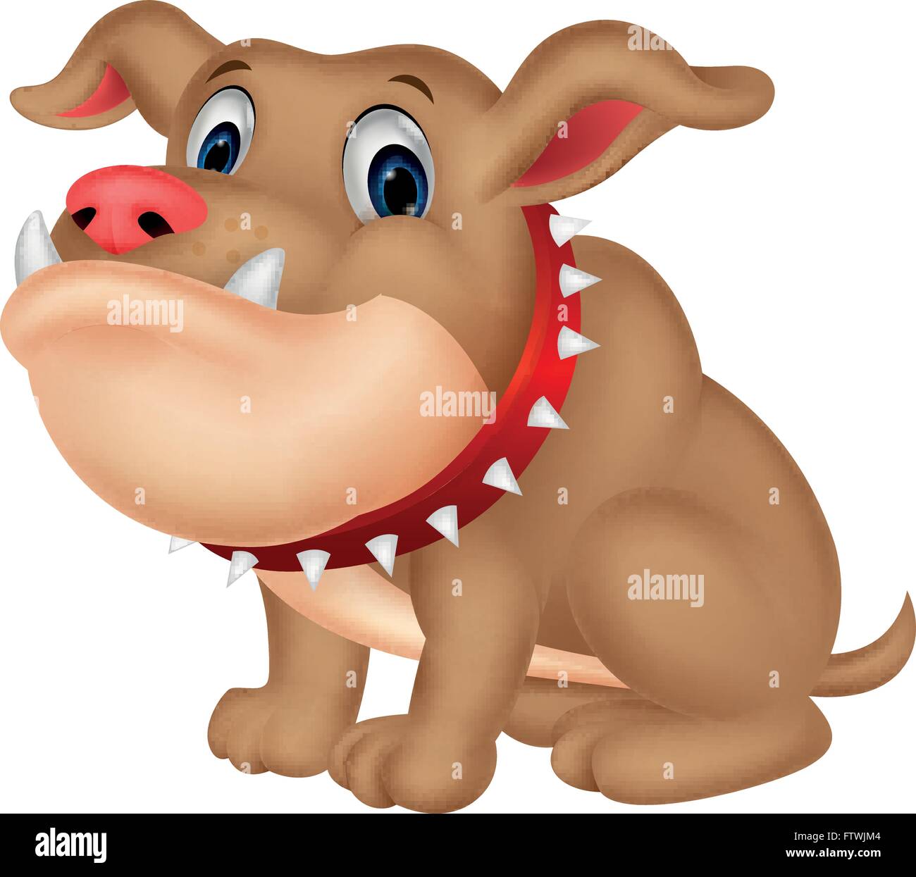 Cute bulldog cartoon Stock Vector Image & Art - Alamy