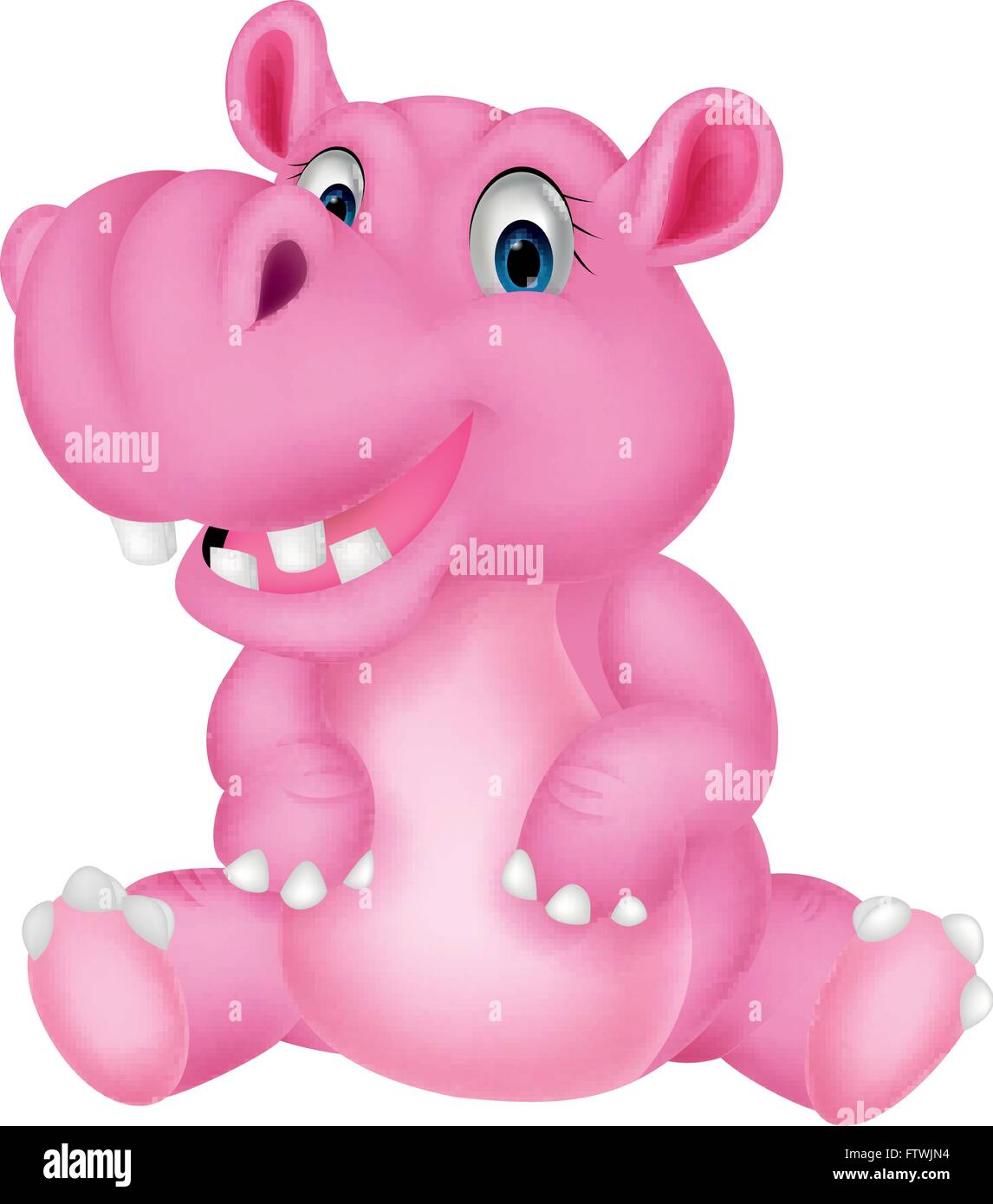 Hippo sit Stock Vector Images - Alamy