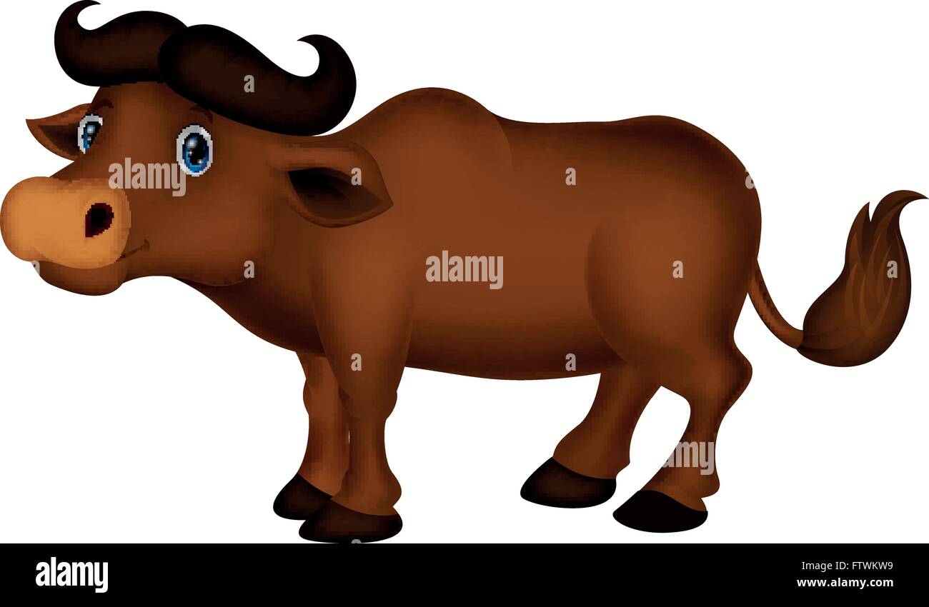 Buffalo cartoon hi-res stock photography and images - Alamy