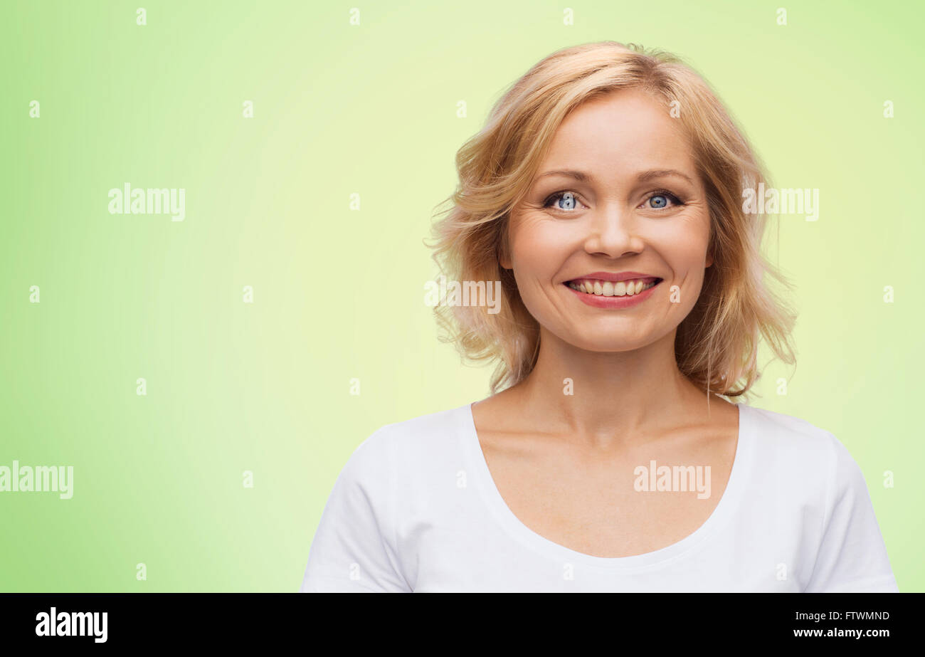 Smiling face t shirt hi-res stock photography and images - Alamy